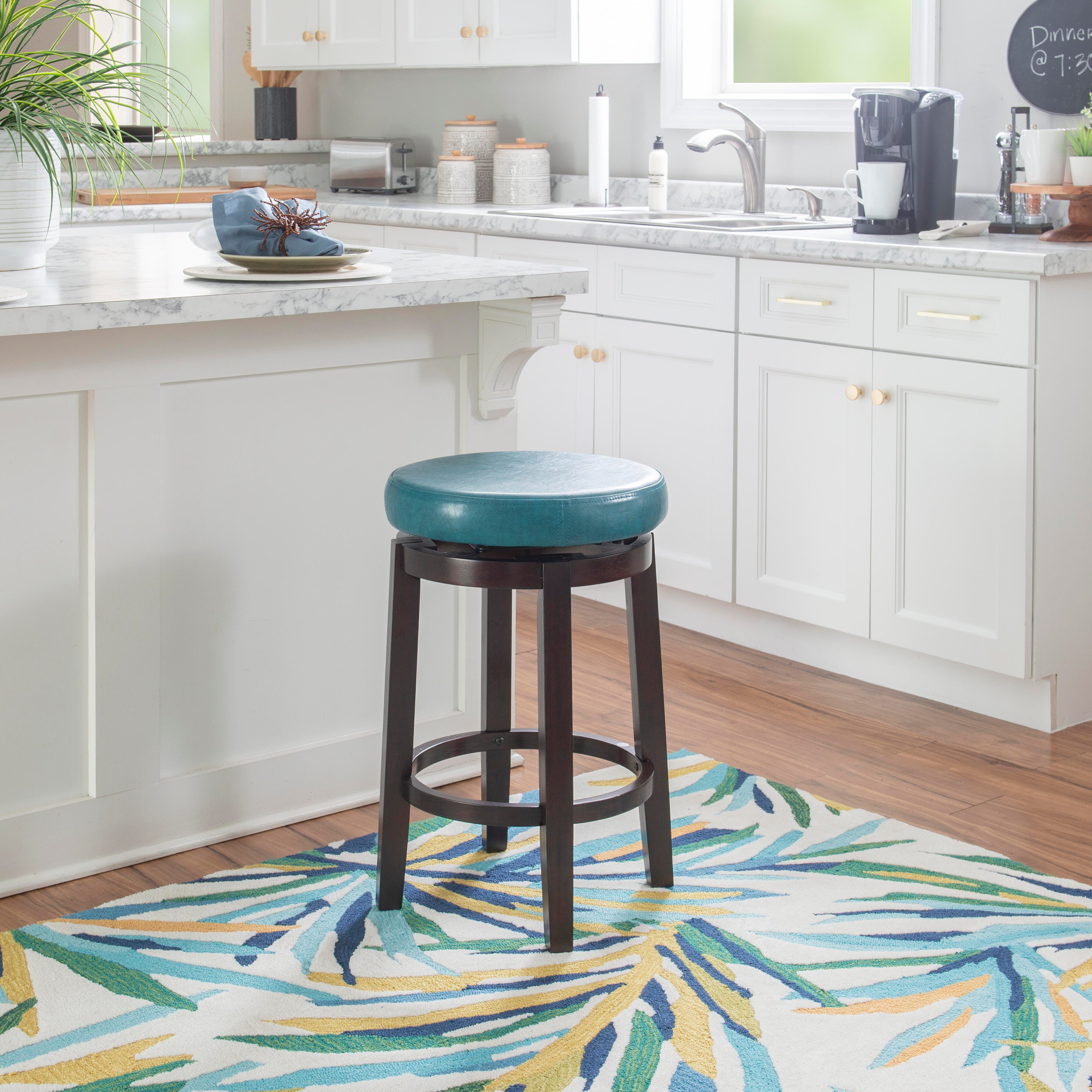 Click here for Maya Counter Height Bar Stool  Blue prices