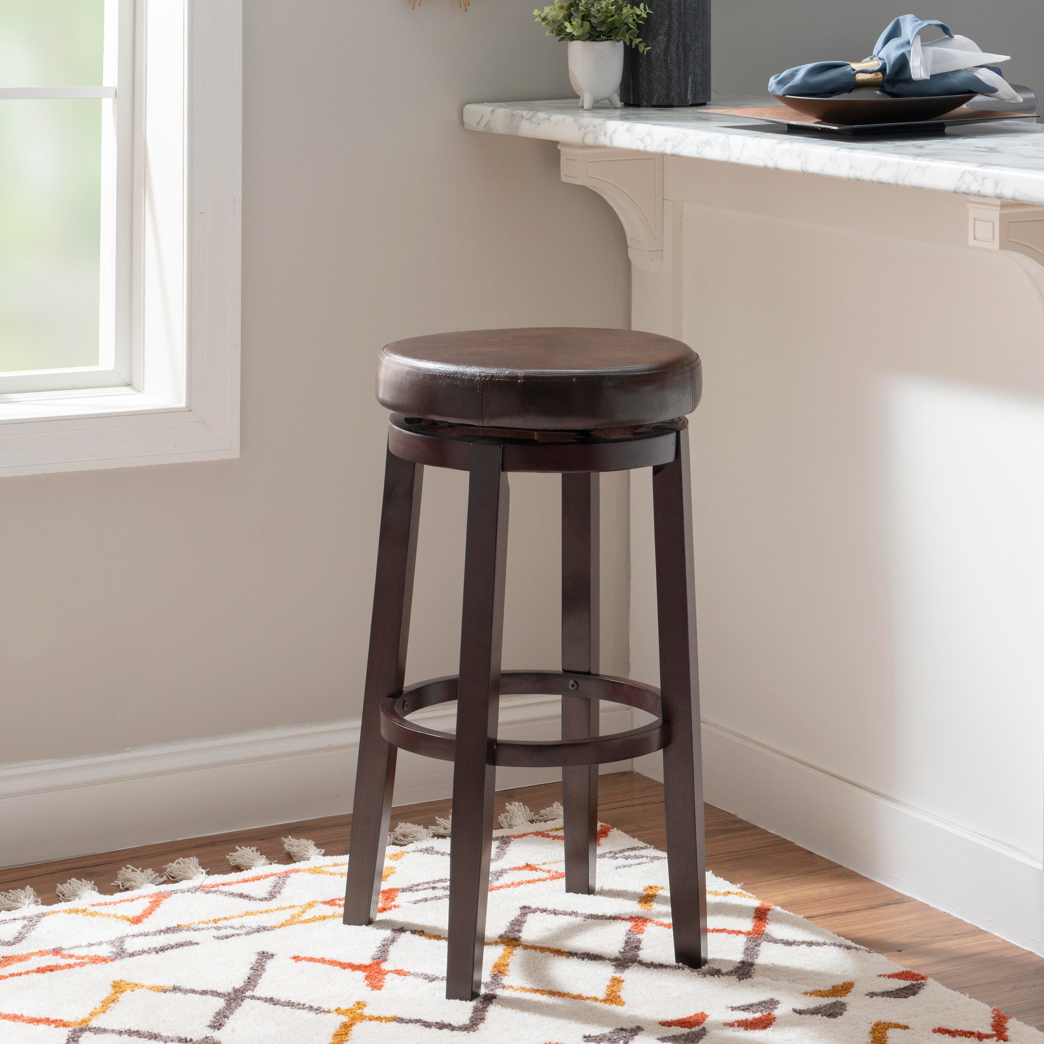 Click here for Maya Bar Stool  Dark Brown prices