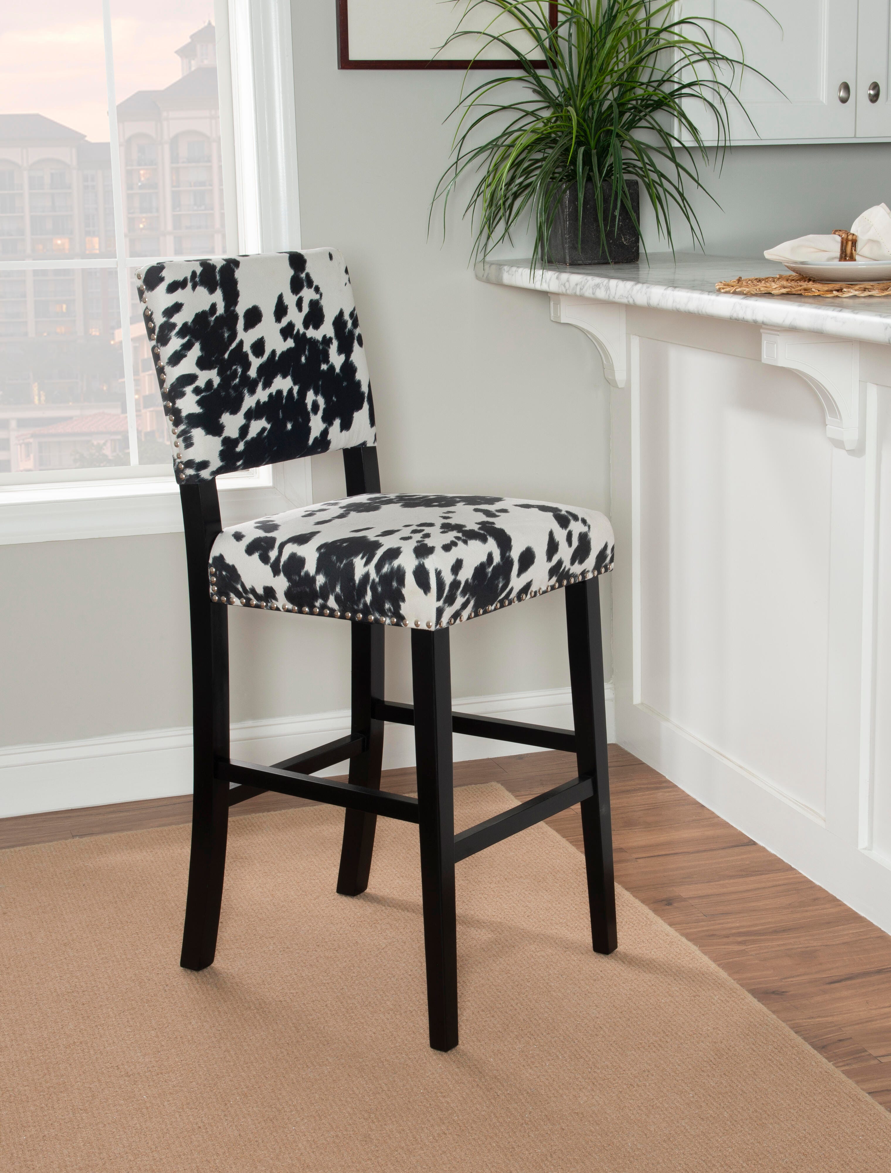 Click here for Wes Bar Stool   Black/White prices