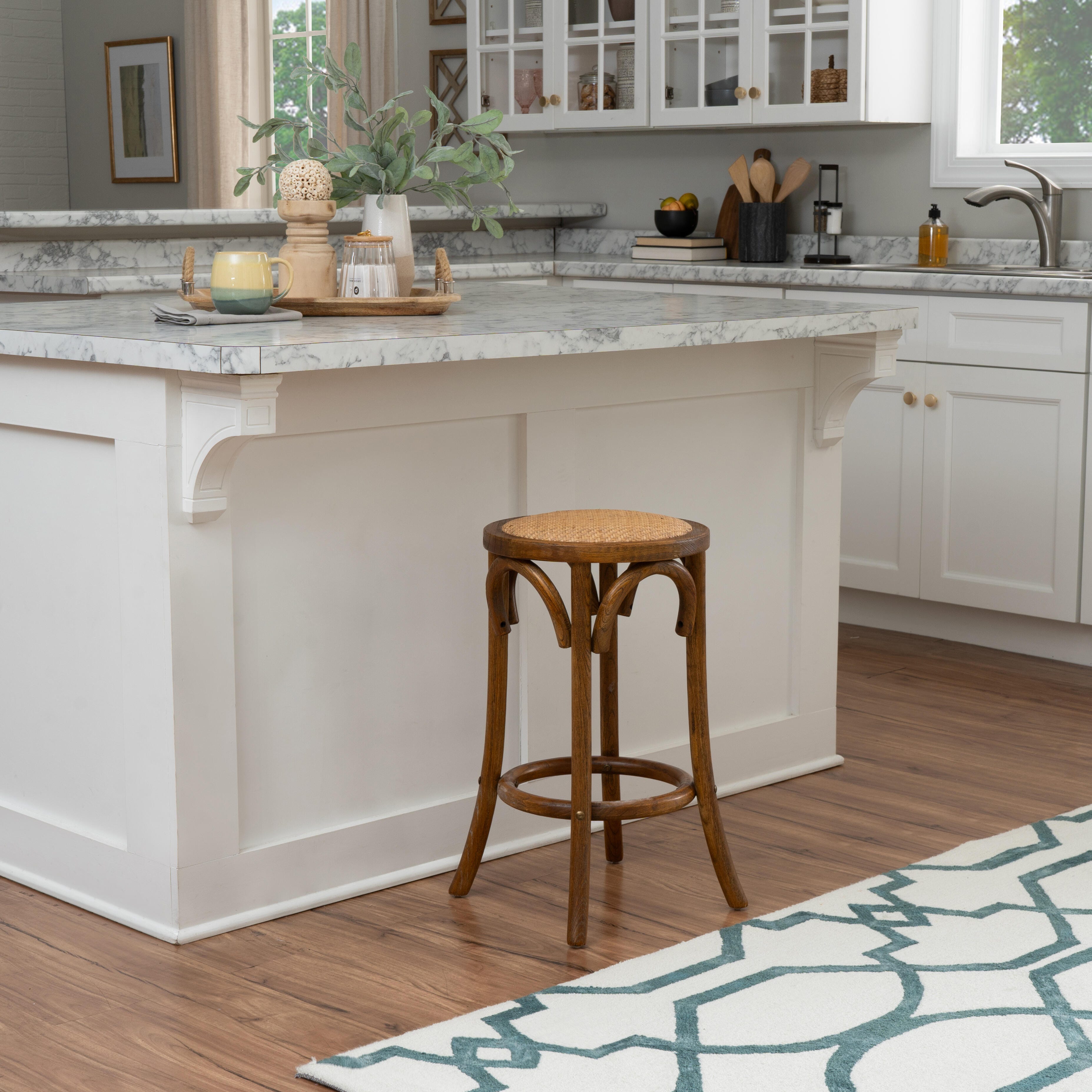 Click here for Lara Counter Height Bar Stool   Walnut prices