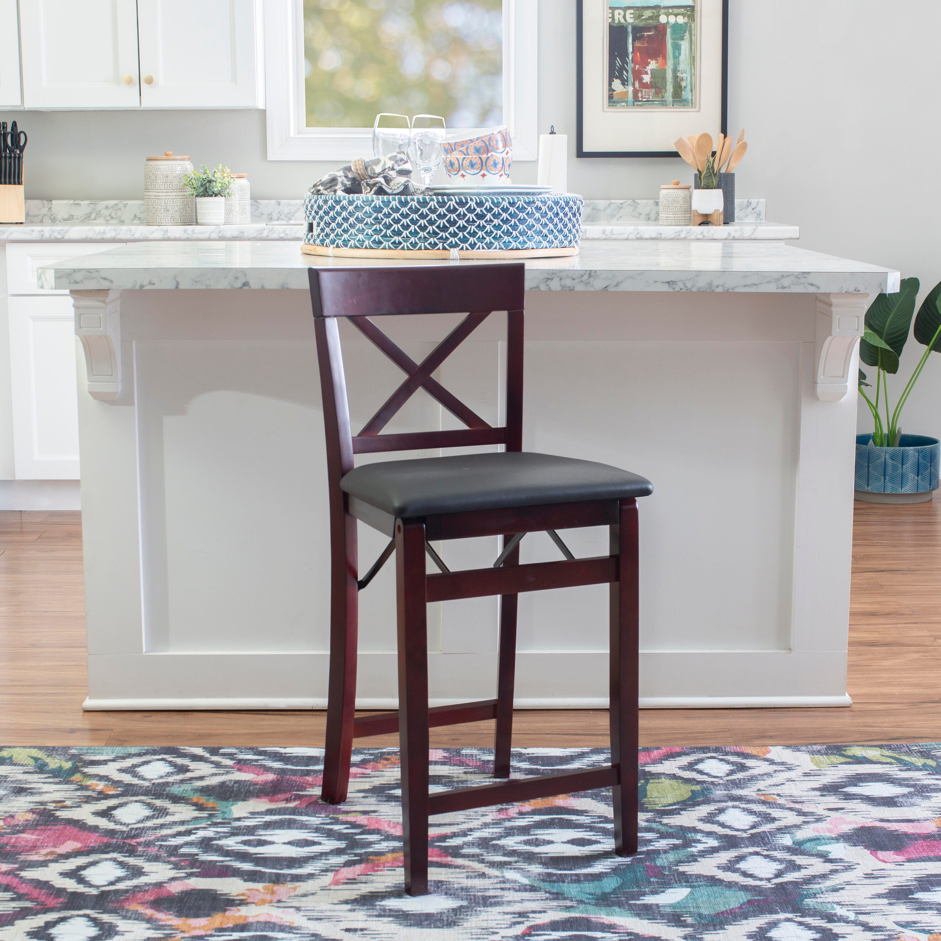 Click here for Shae X Back Folding Counter Height Bar Stool   Mer... prices