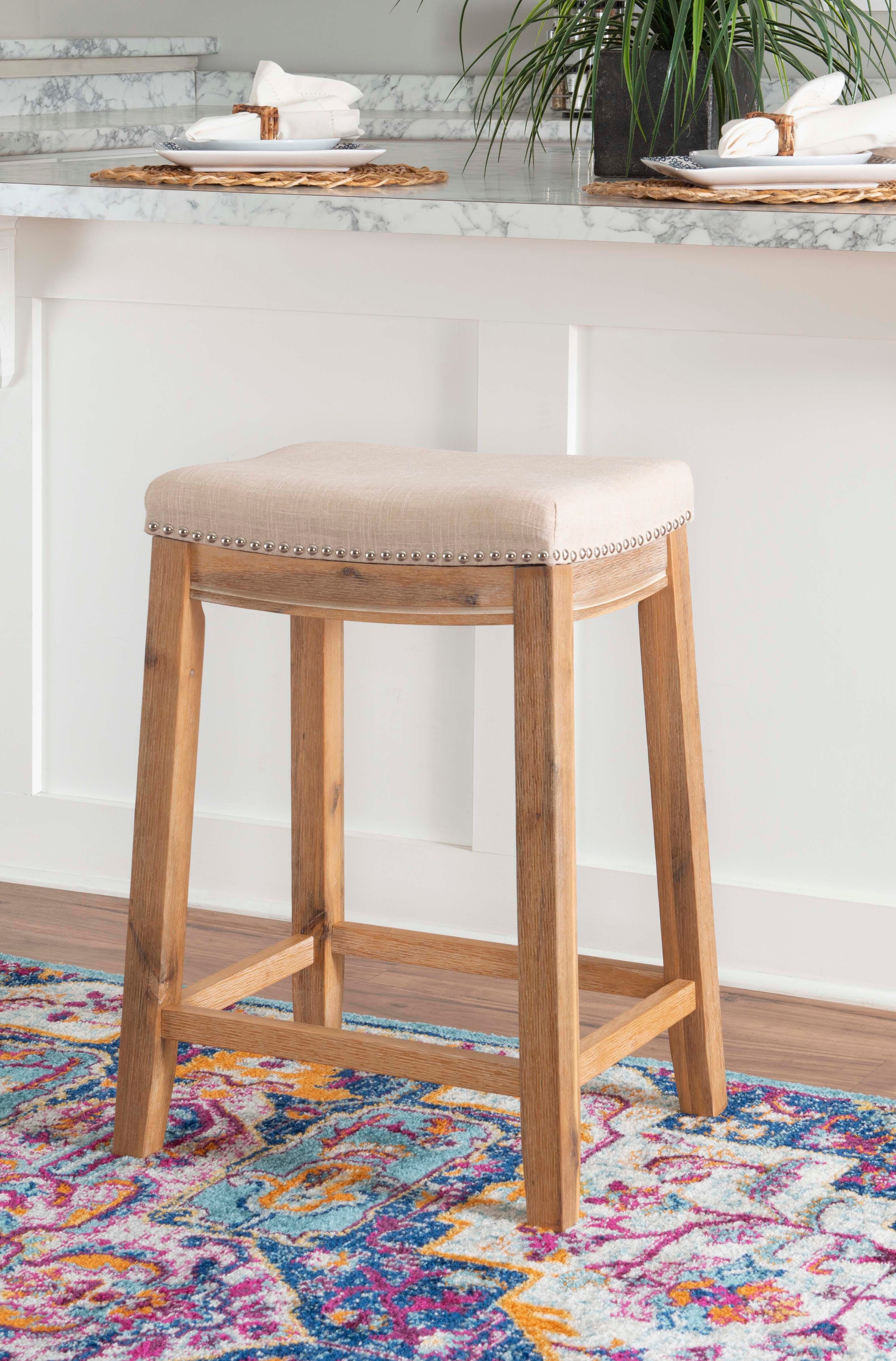 Click here for Perry Counter Height Bar Stool   Rustic Brown prices
