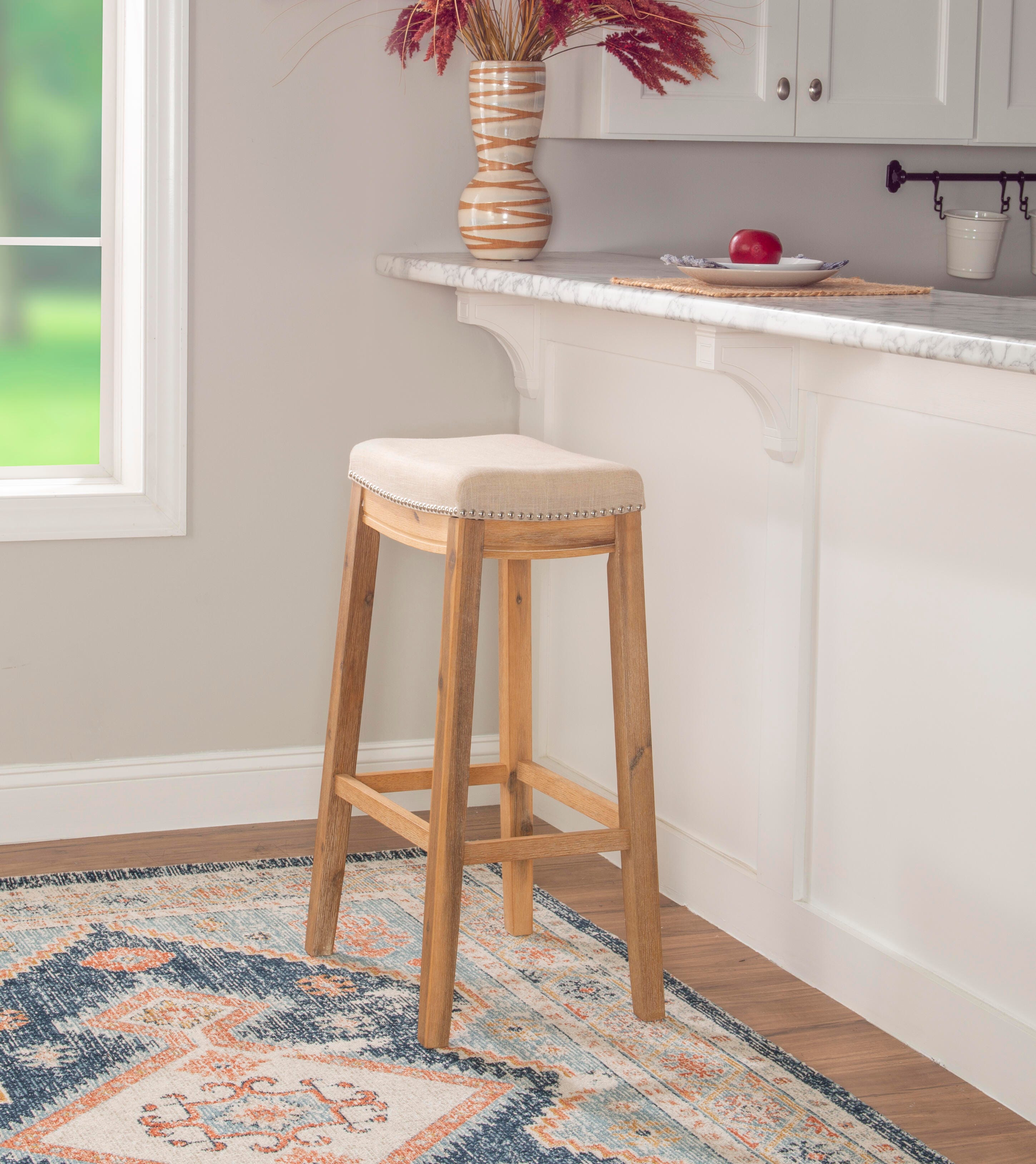 Click here for Perry Bar Stool   Rustic Brown prices