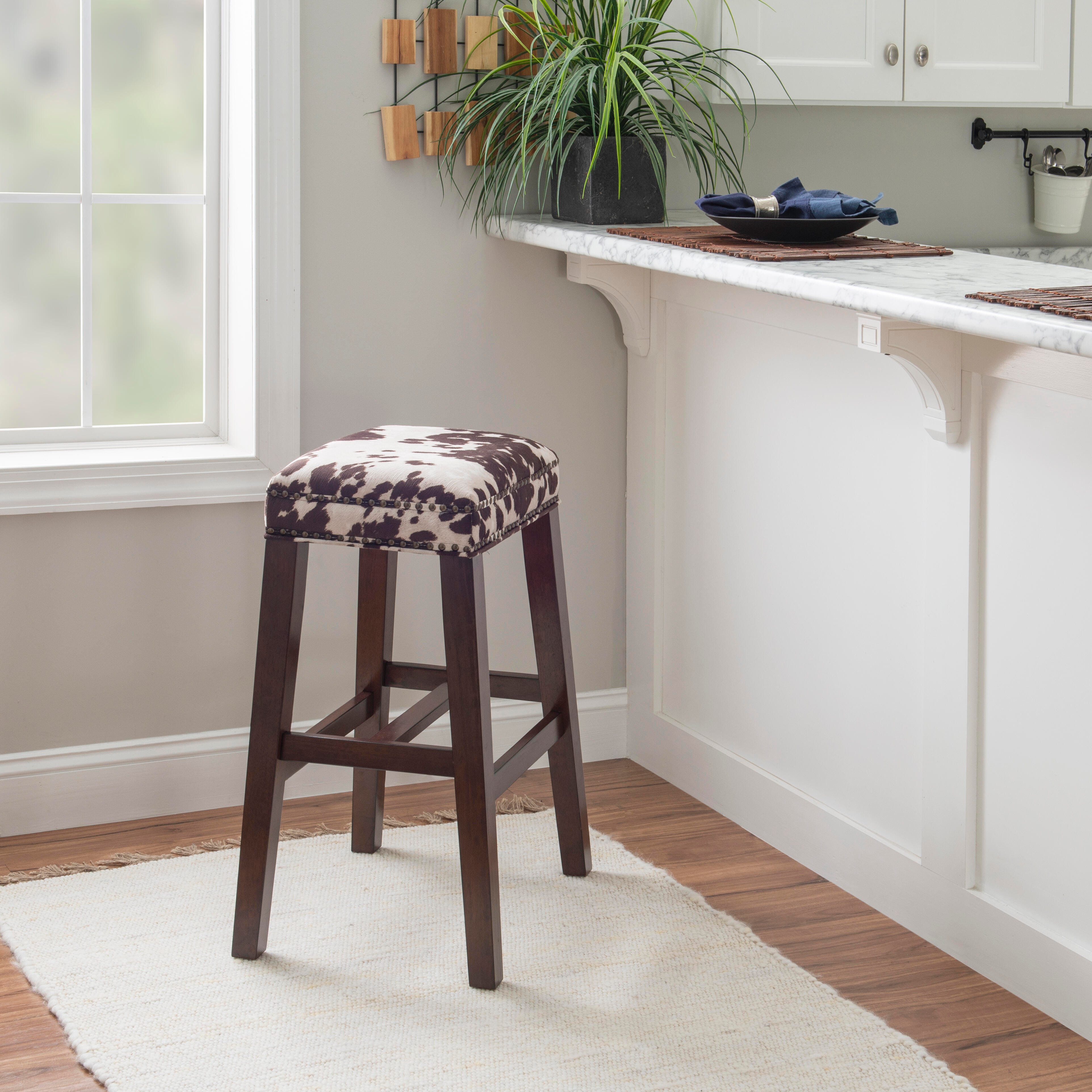 Click here for Monroe Bar Stool   Brown/White prices