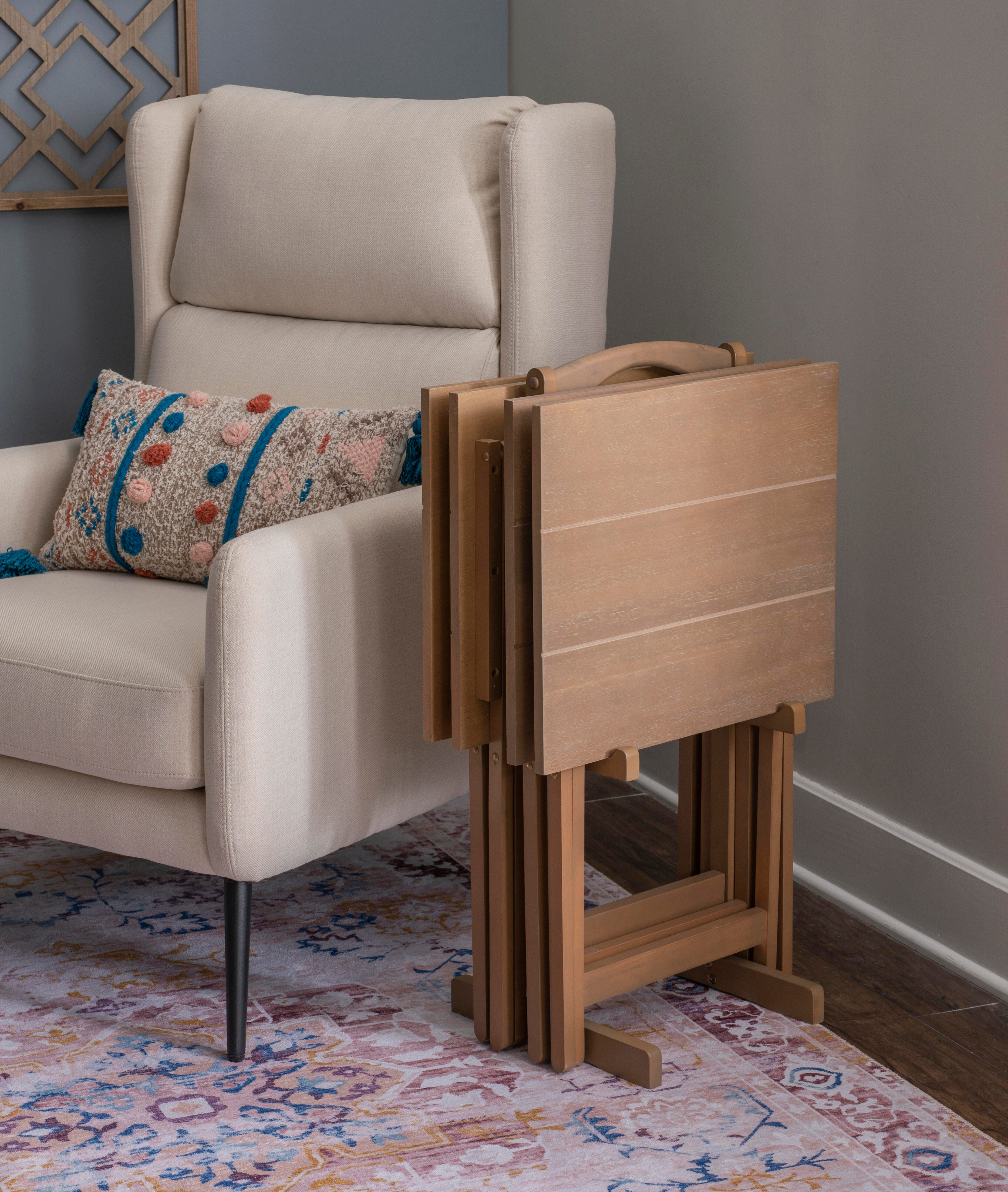 Click here for Ara Tray Table Set  Gray prices