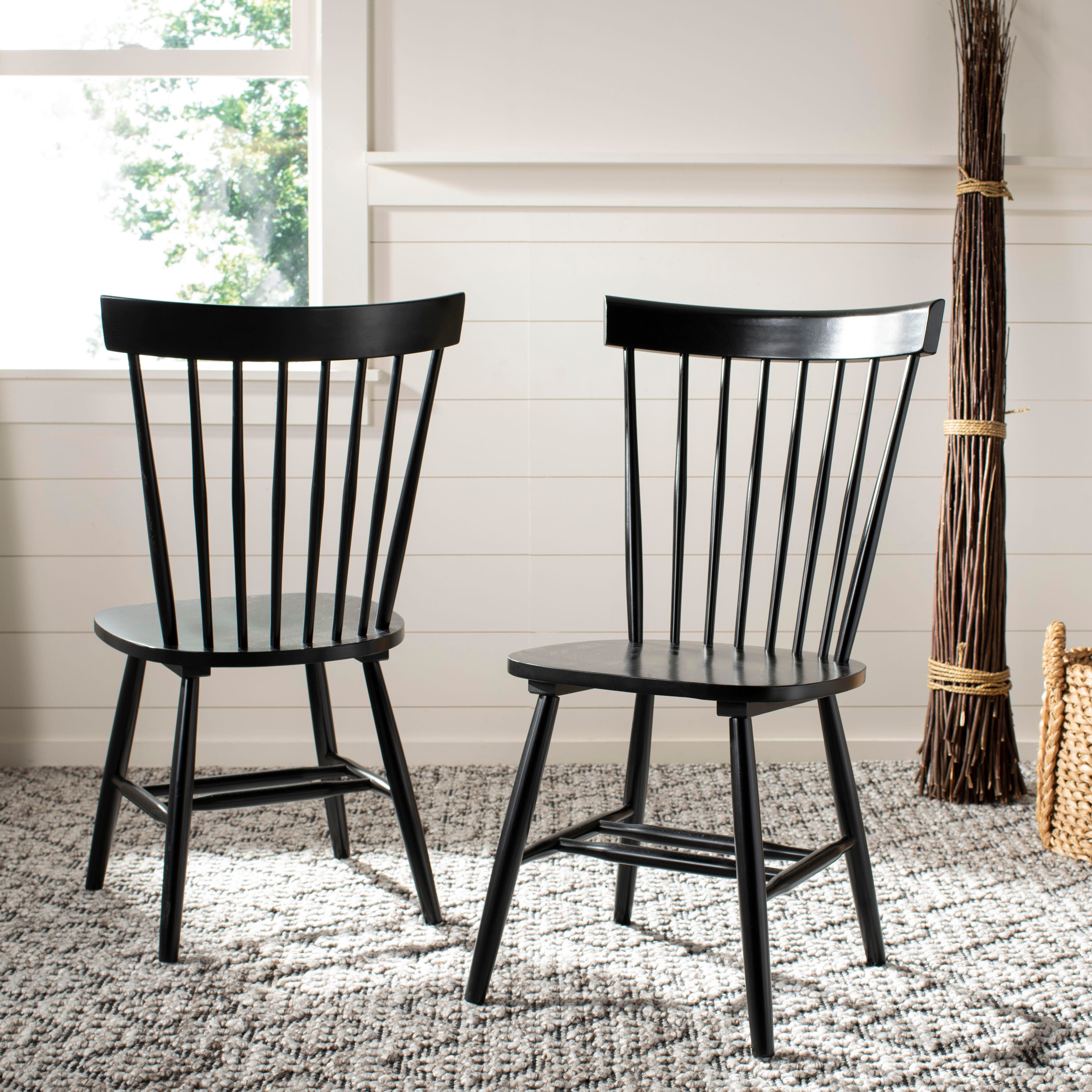Click here for Safavieh Robbin Dining Chairs (Set of 2)  Black prices