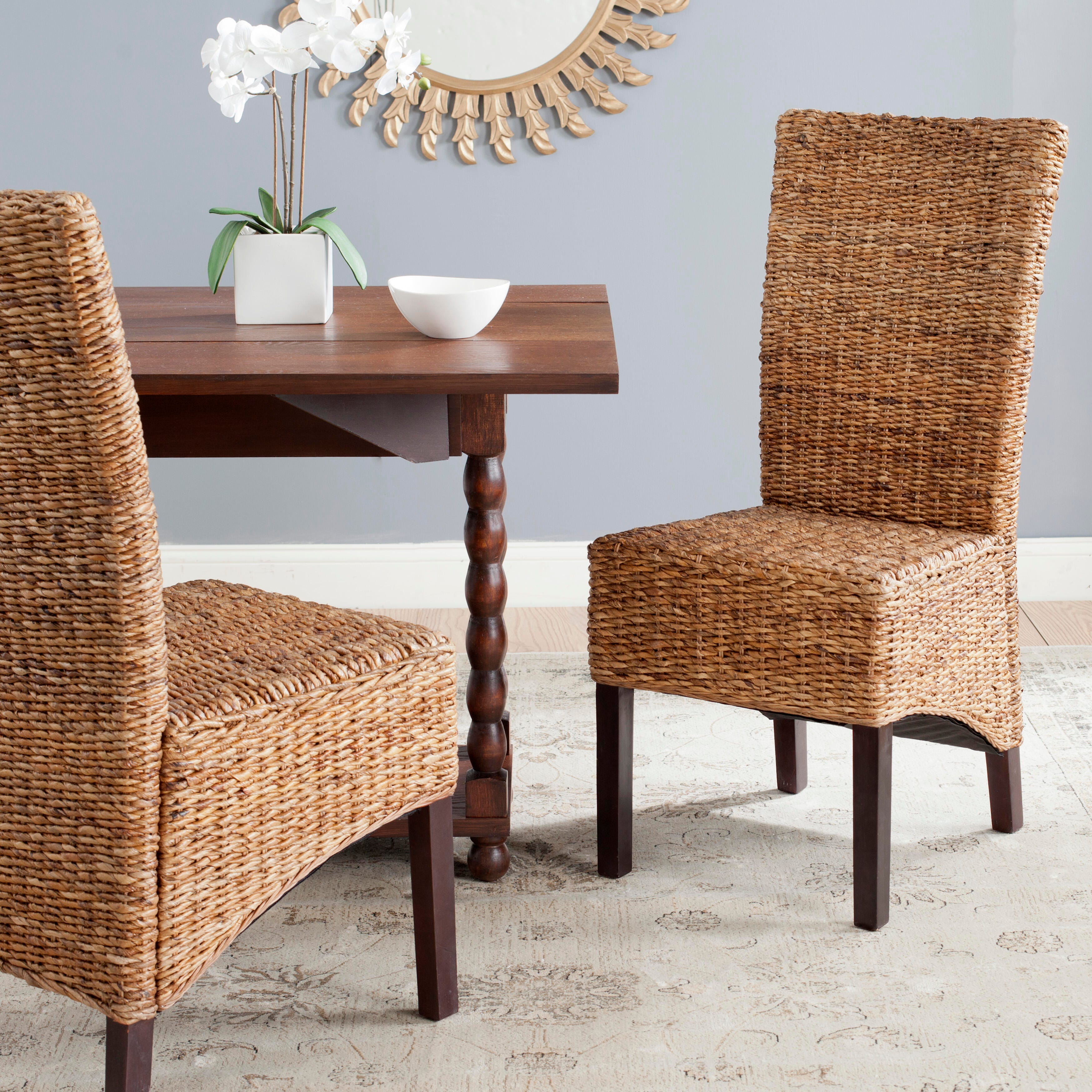 Click here for Safavieh Lombardi Side Chairs (Set of 2)  Natural/... prices