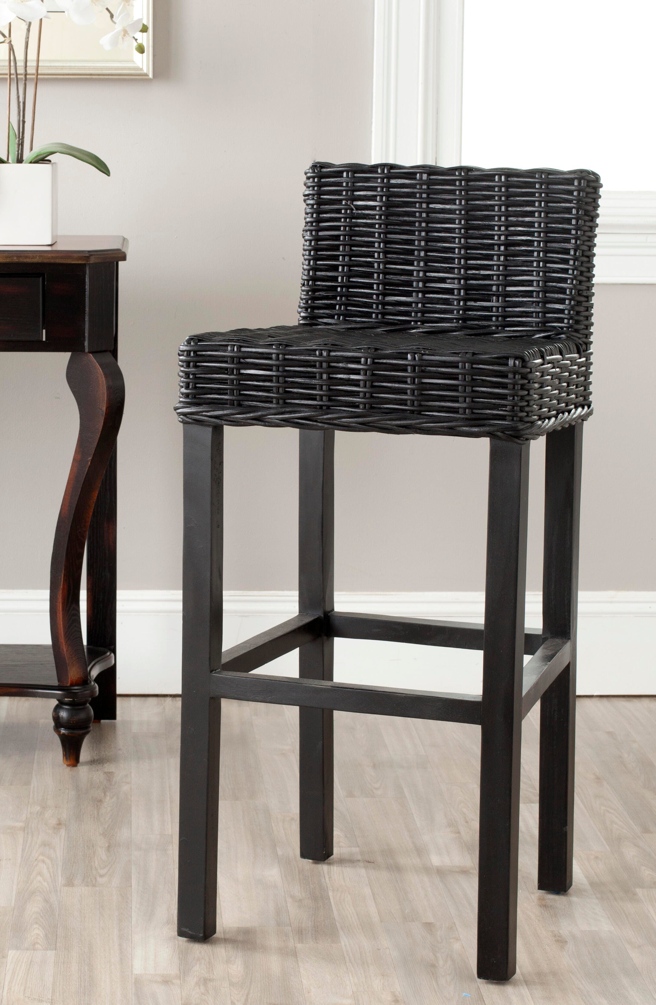 Click here for Safavieh Porto Bar Stool  Black prices