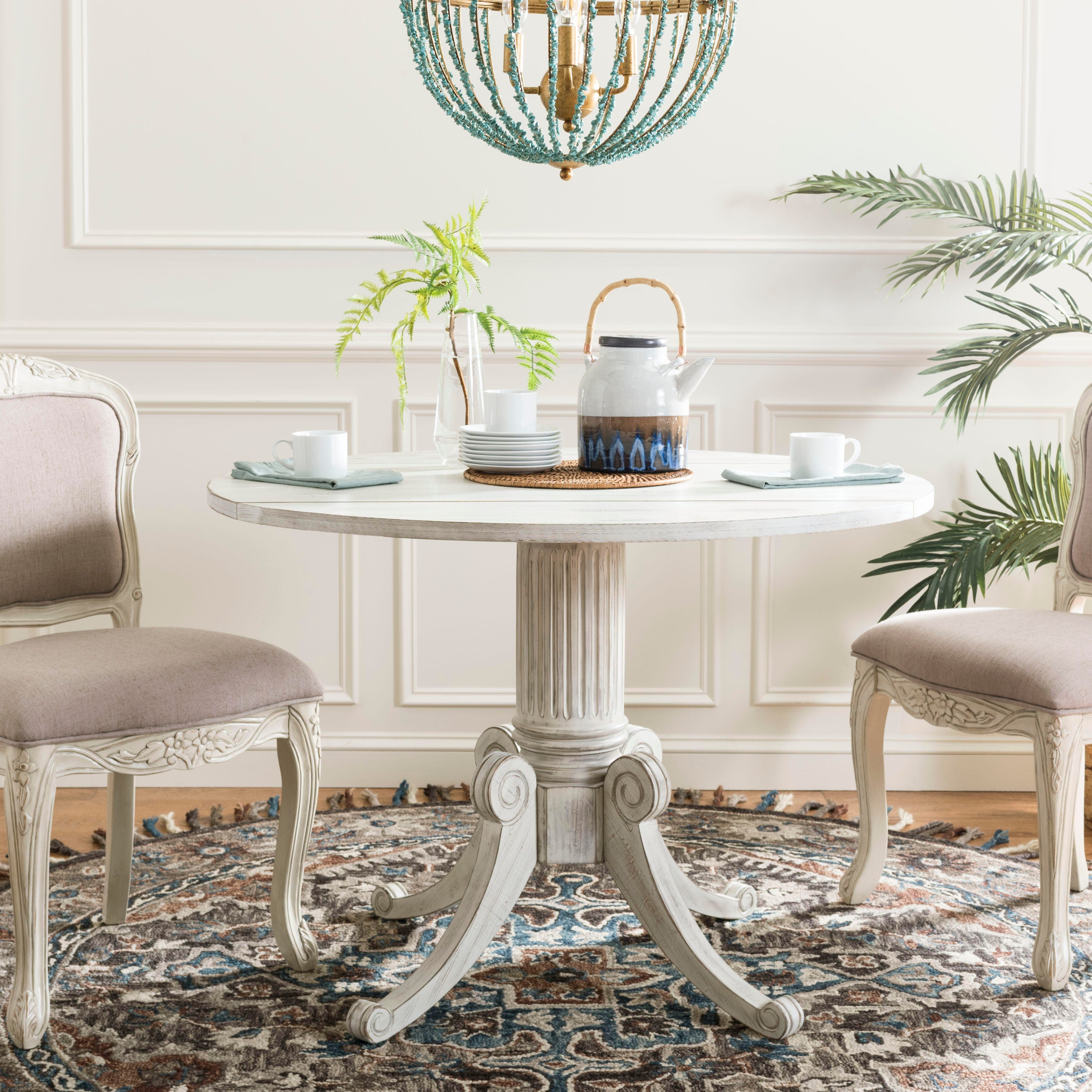 Click here for Safavieh Clarity Drop Leaf Dining Table  Antique W... prices