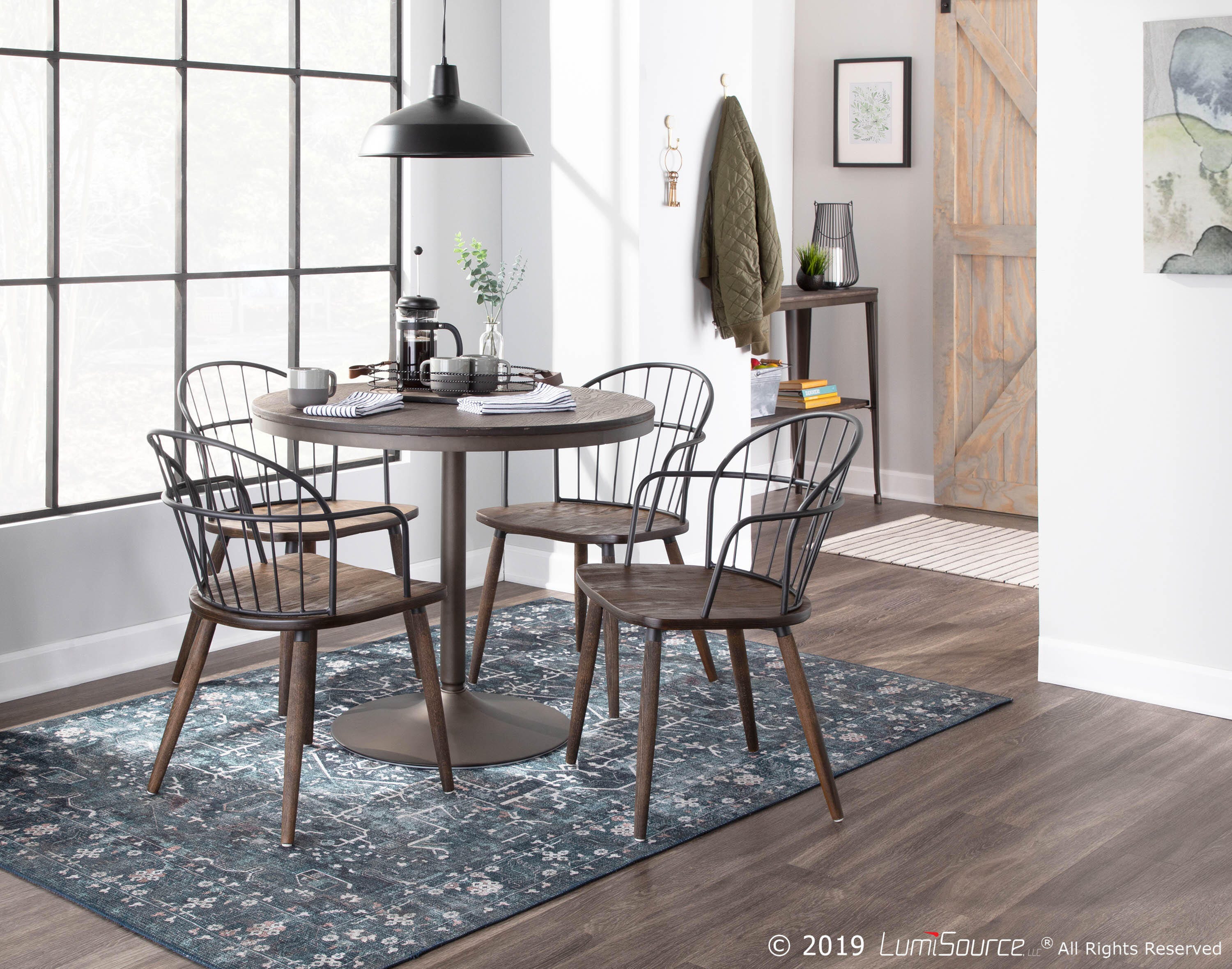 Click here for Dakota Dining Table  Antique/Espresso prices