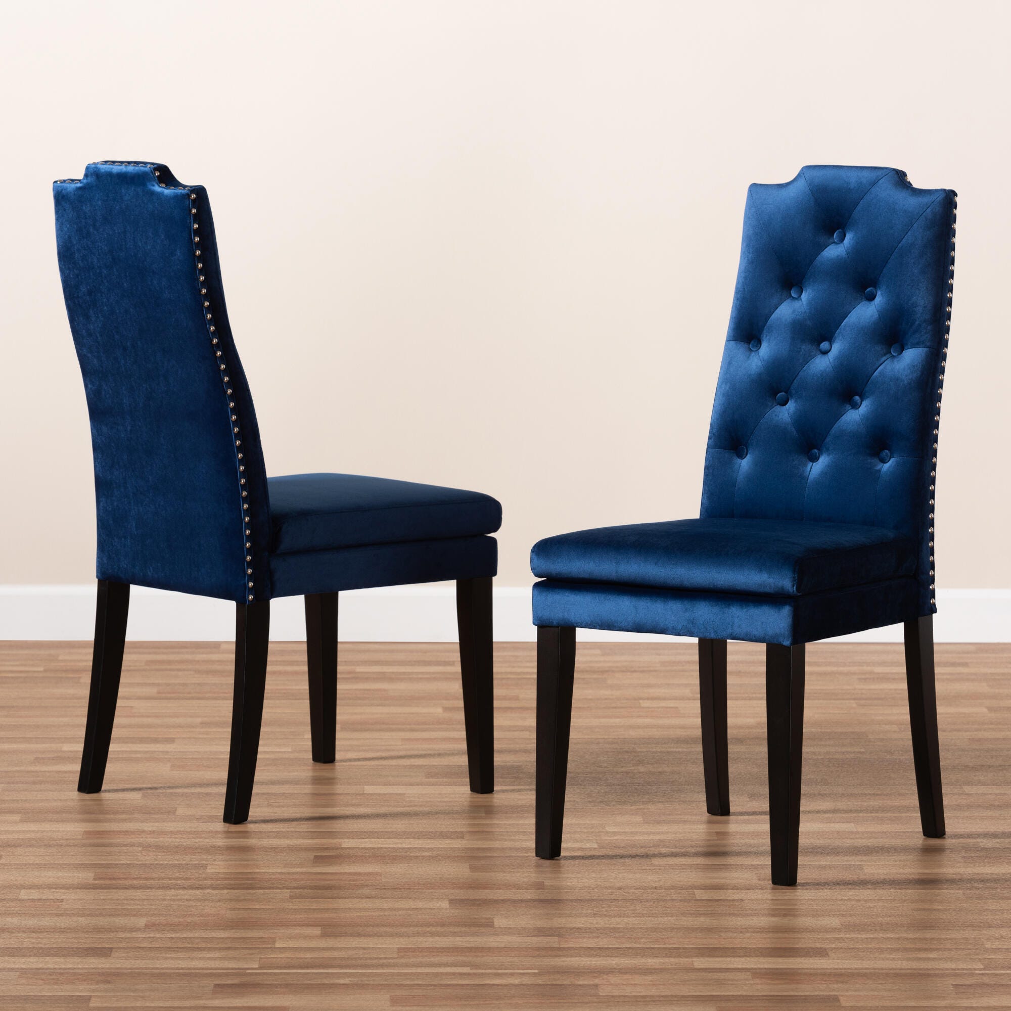 Click here for Baxton Studio Dylin Dining Chairs (Set of 2)  Blue prices
