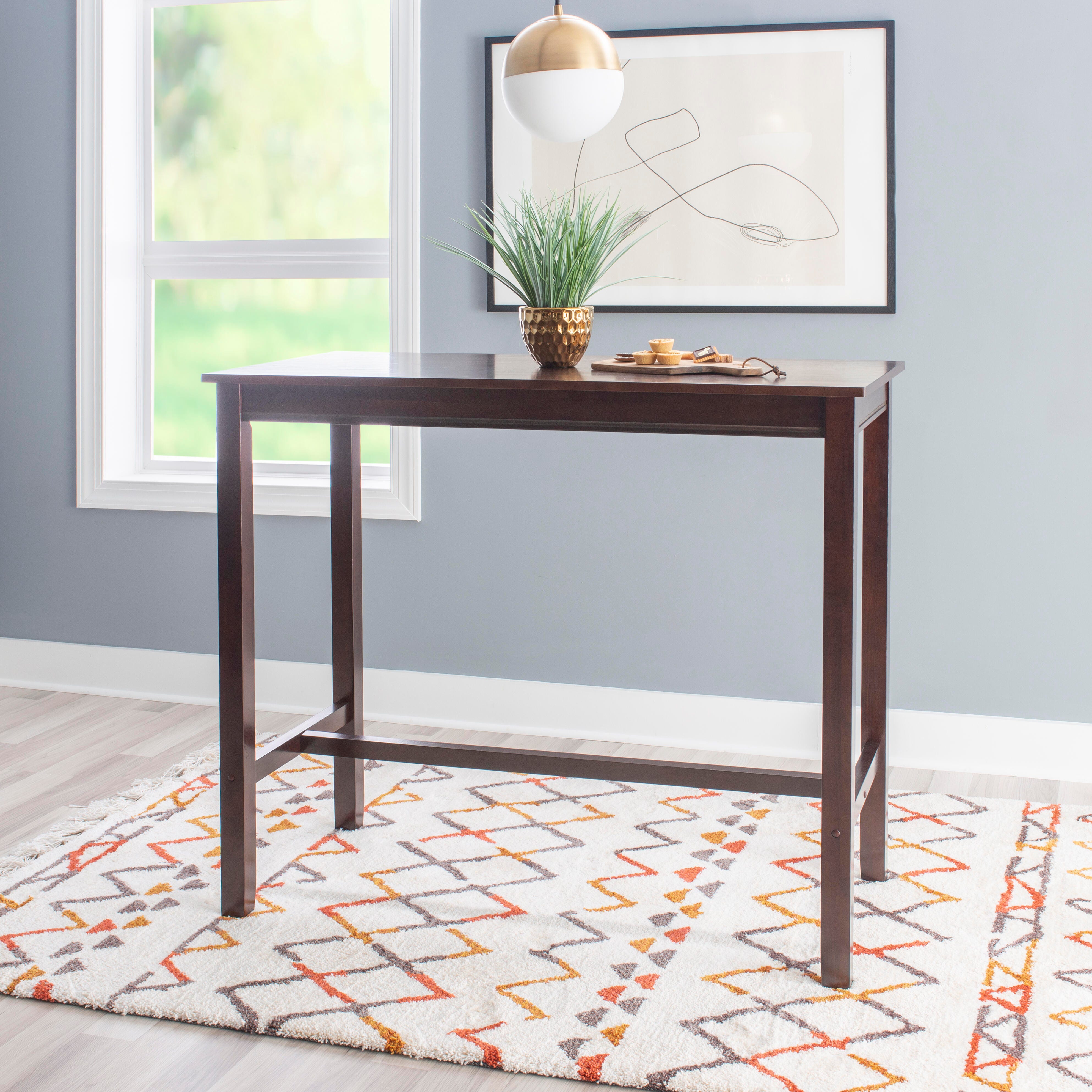 Click here for Claridge Bar Height Pub Table  Espresso  Wood prices