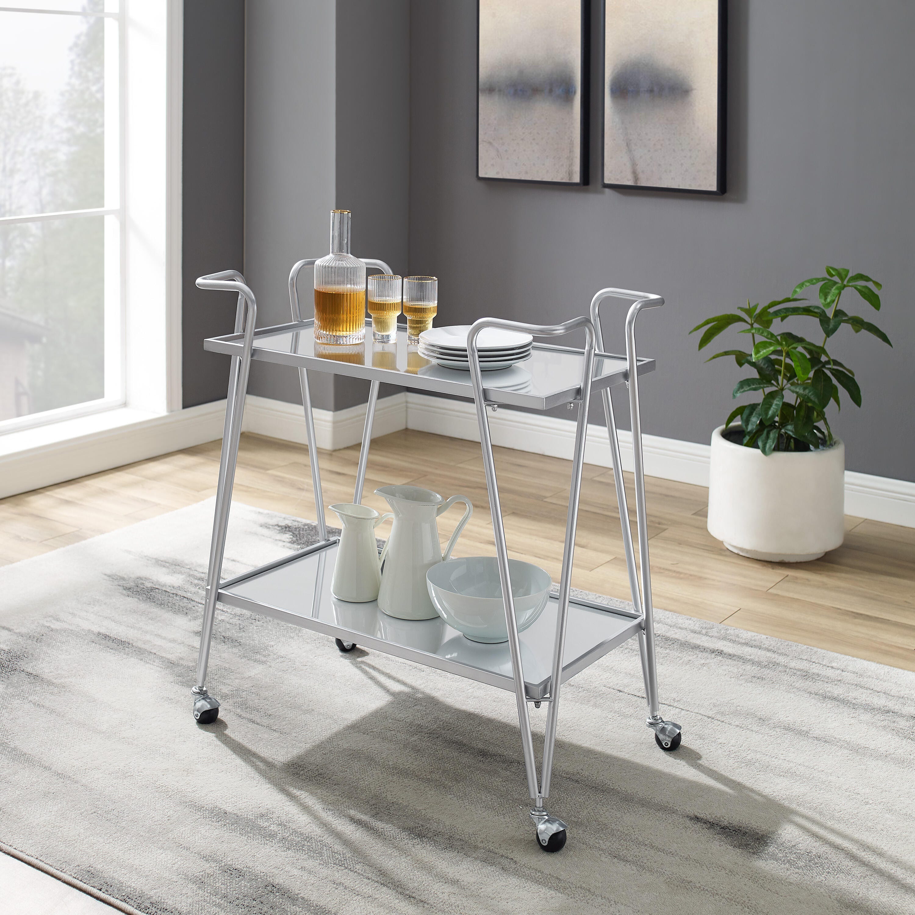 Click here for Aubrey Bar Cart     Chrome prices