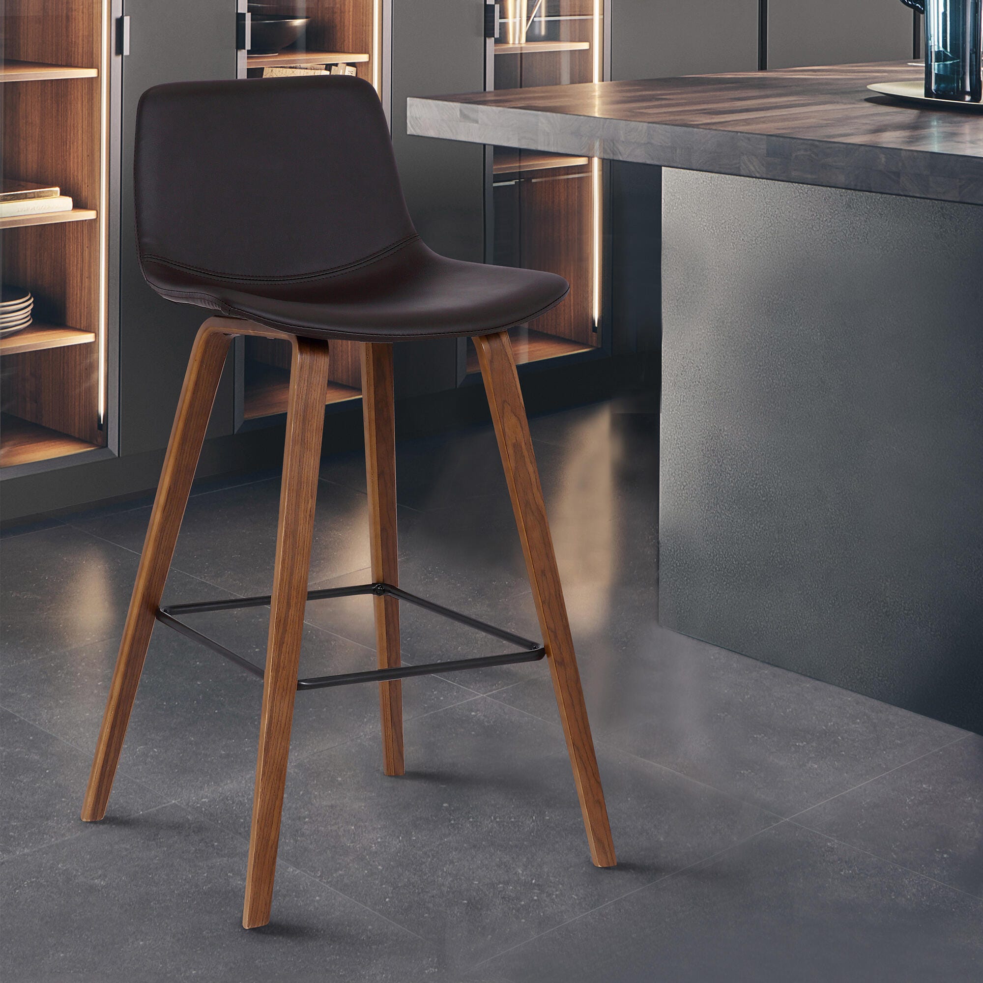 Click here for Maddie Counter Height Bar Stool  Brown prices