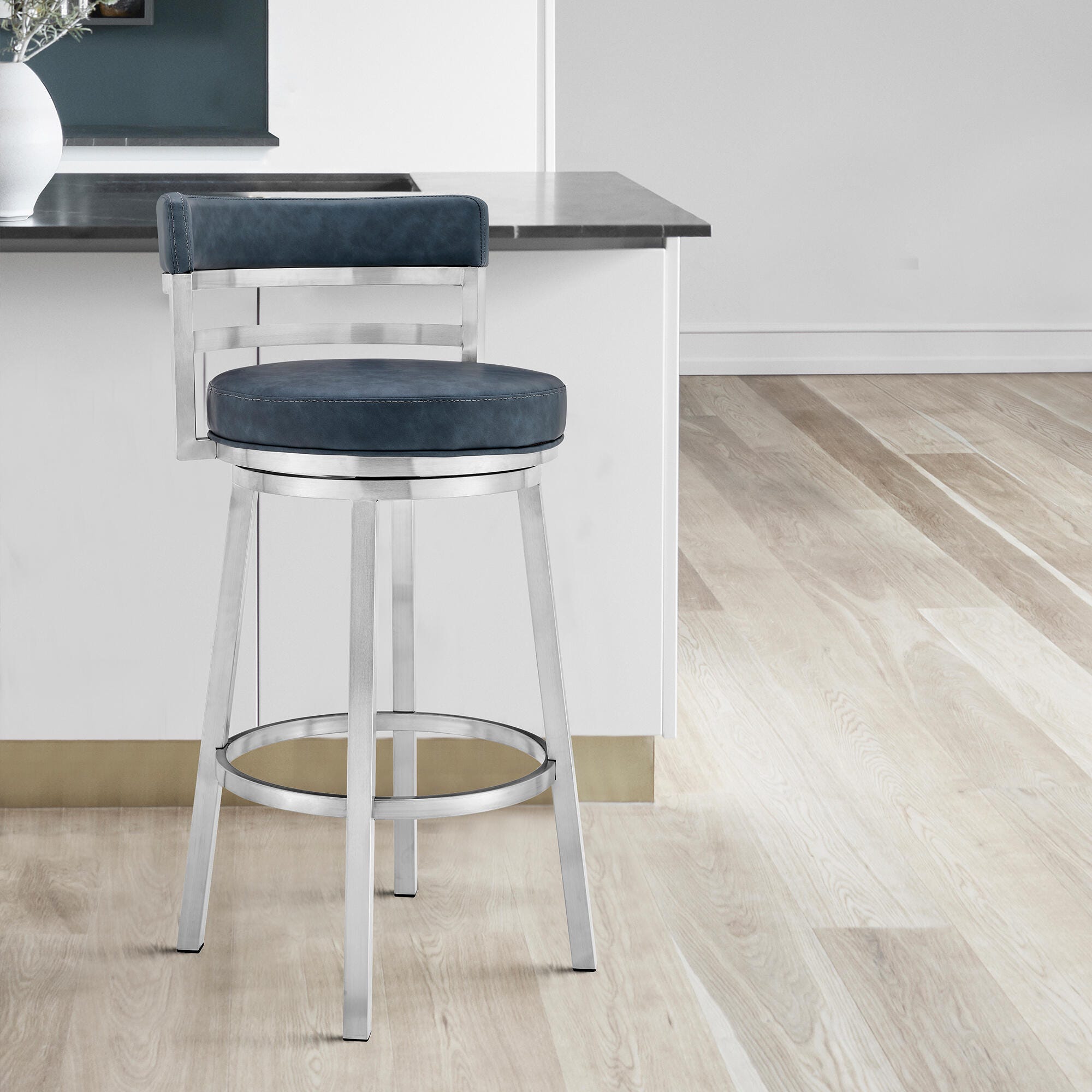 Click here for Madrid Counter Height Bar Stool  Blue prices