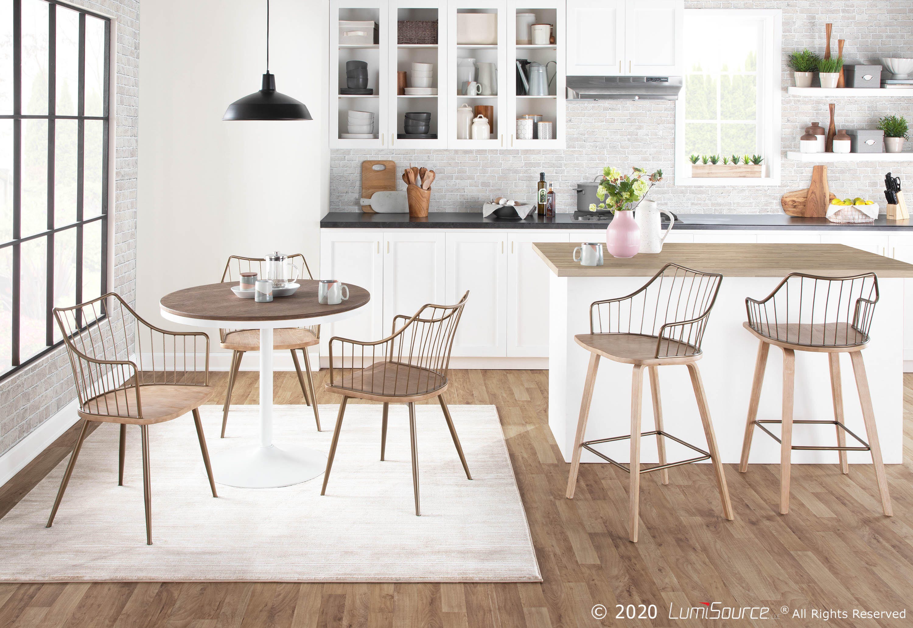 Click here for Winston Counter Height Bar Stool  White/Antique Co... prices