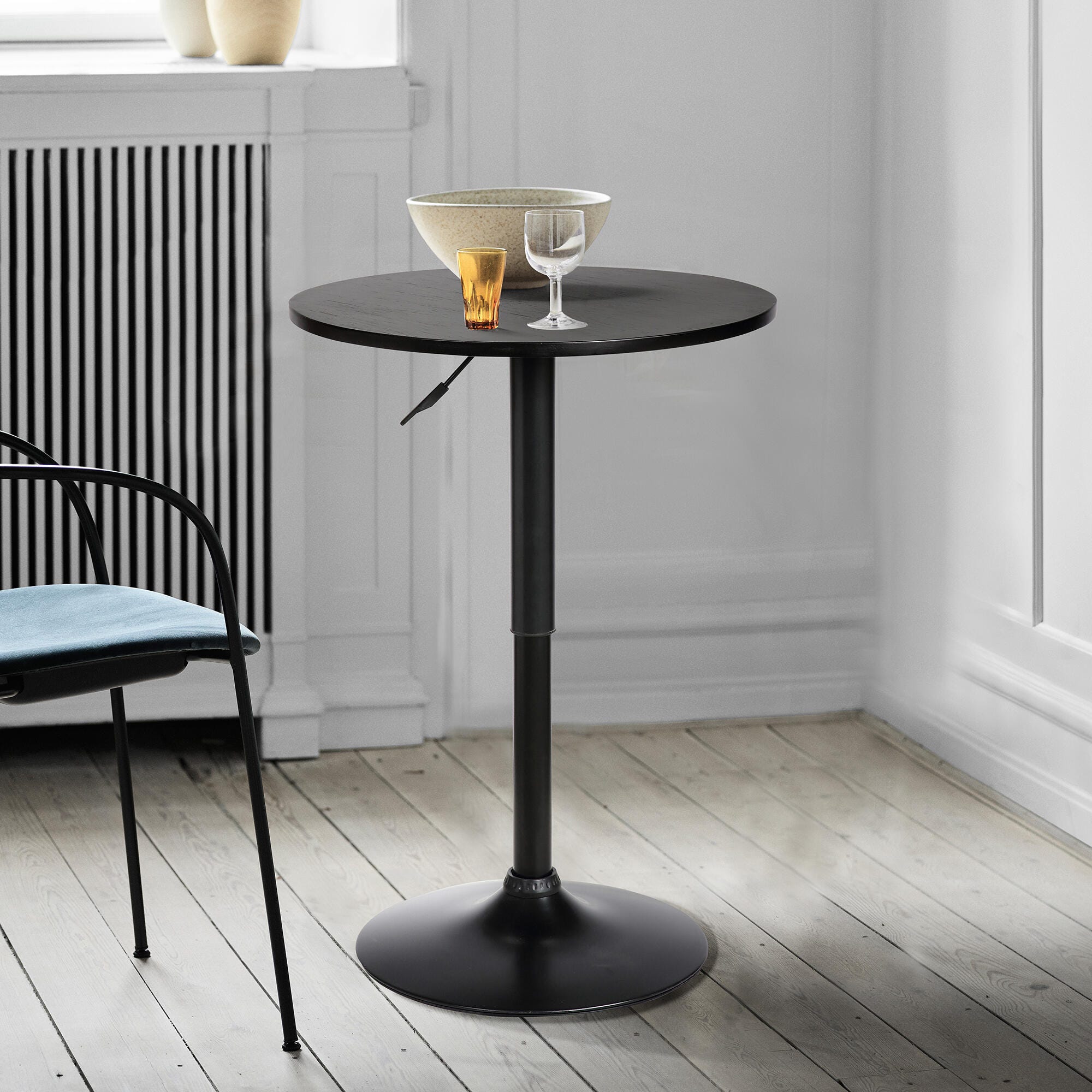Click here for Bentley Adjustable Height Pub Table  Black prices
