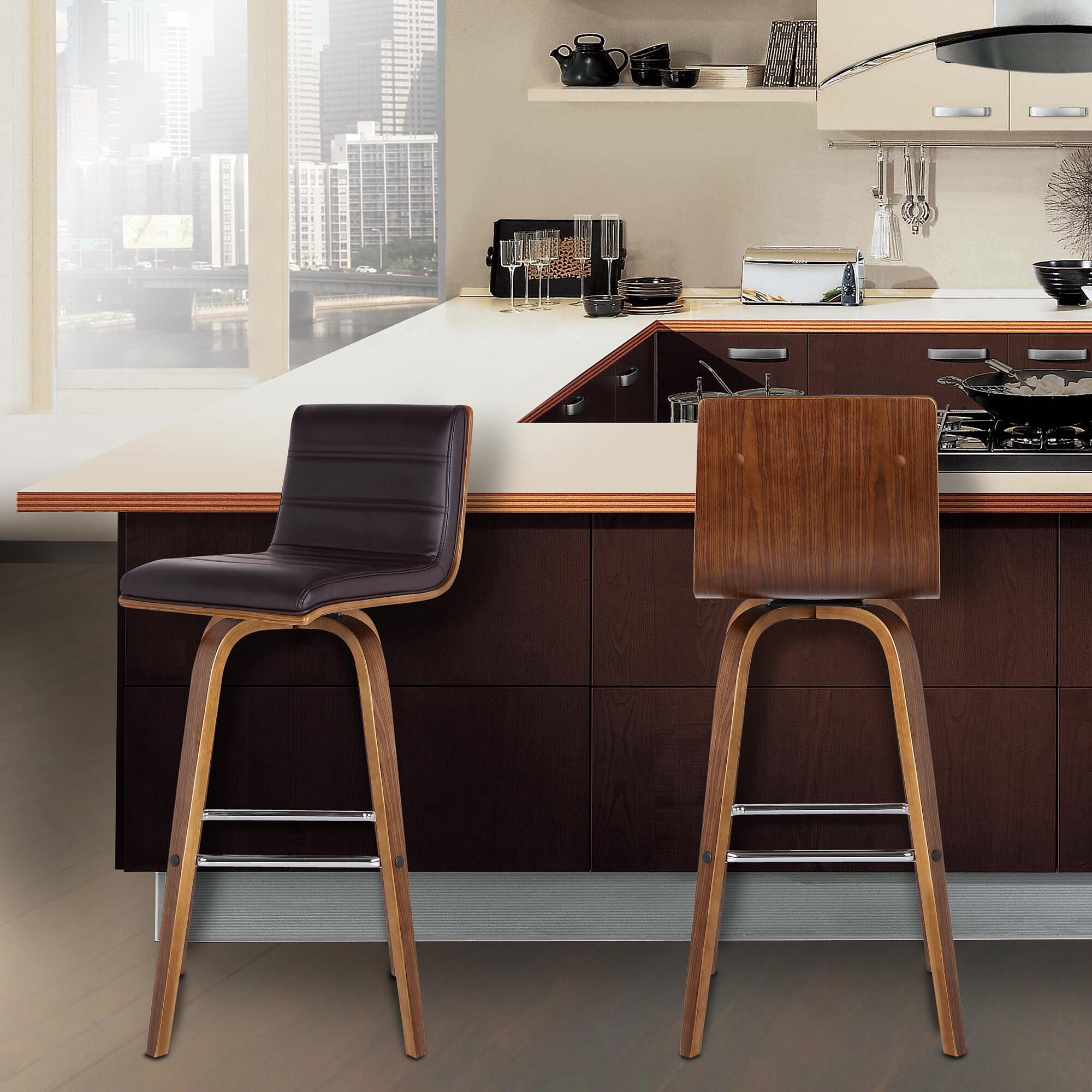 Click here for Vienna Bar Stool  Brown/Walnut prices