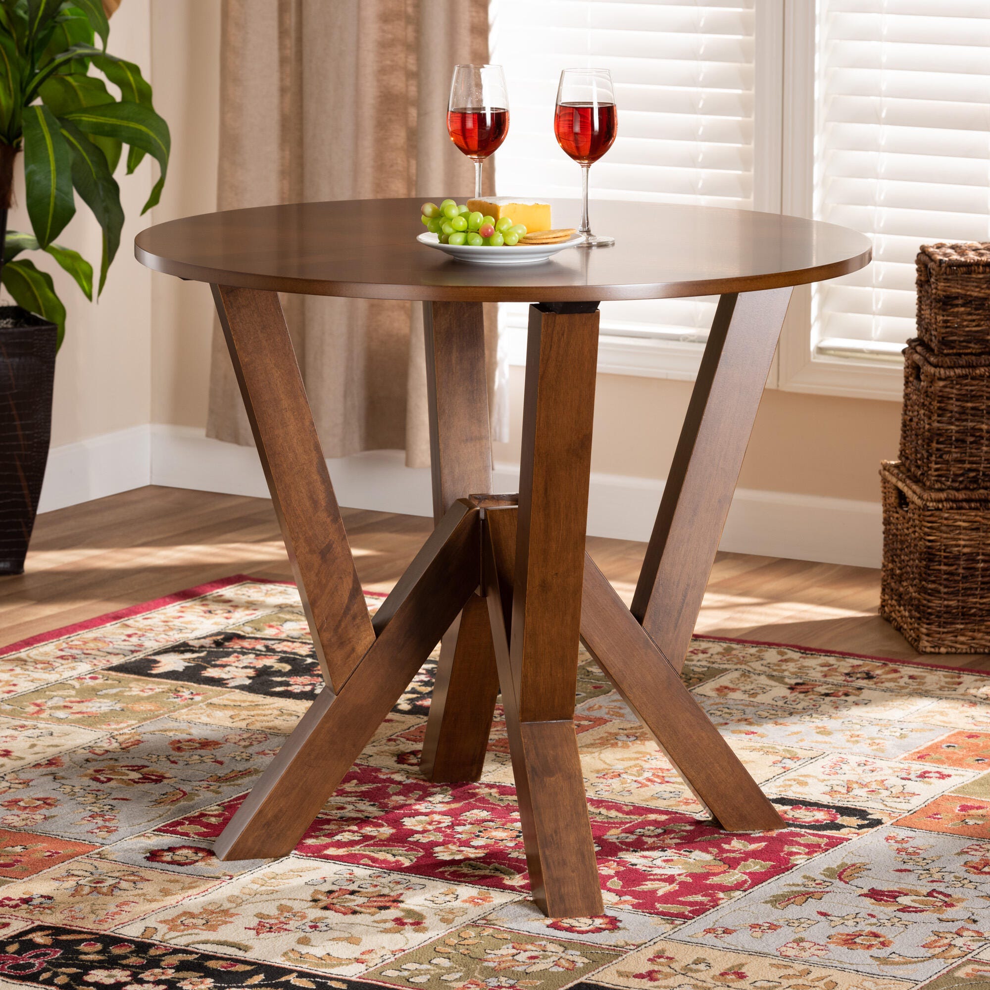 Click here for Baxton Studio Irene Dining Table  Walnut  Wood prices