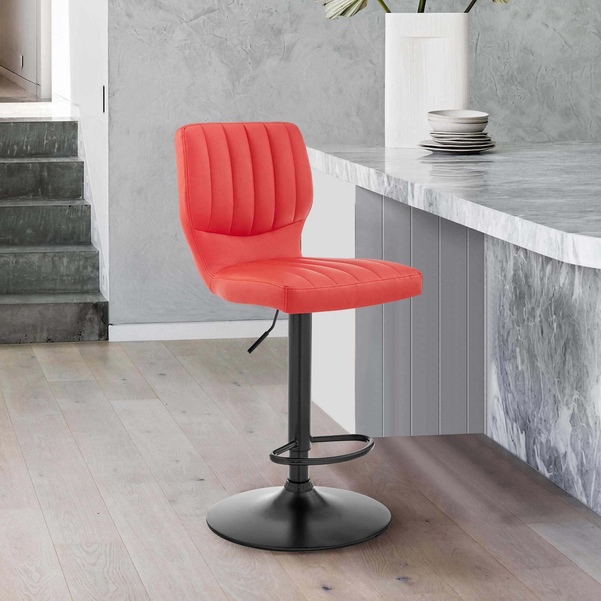 Click here for Armen Living Bardot Adjustable Height Bar Stool ... prices