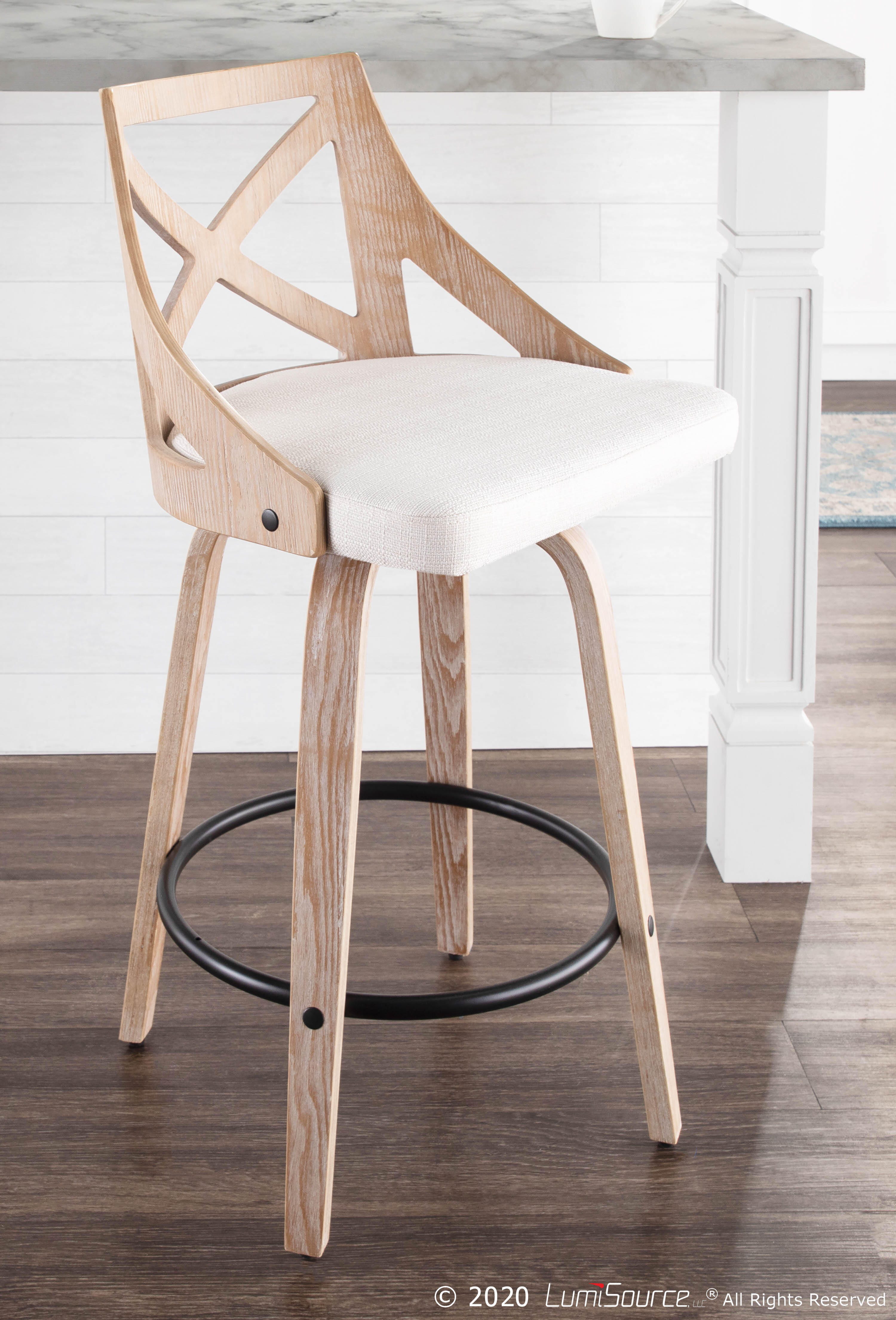 Click here for LumiSource Charlotte Counter Height Bar Stool (Set... prices