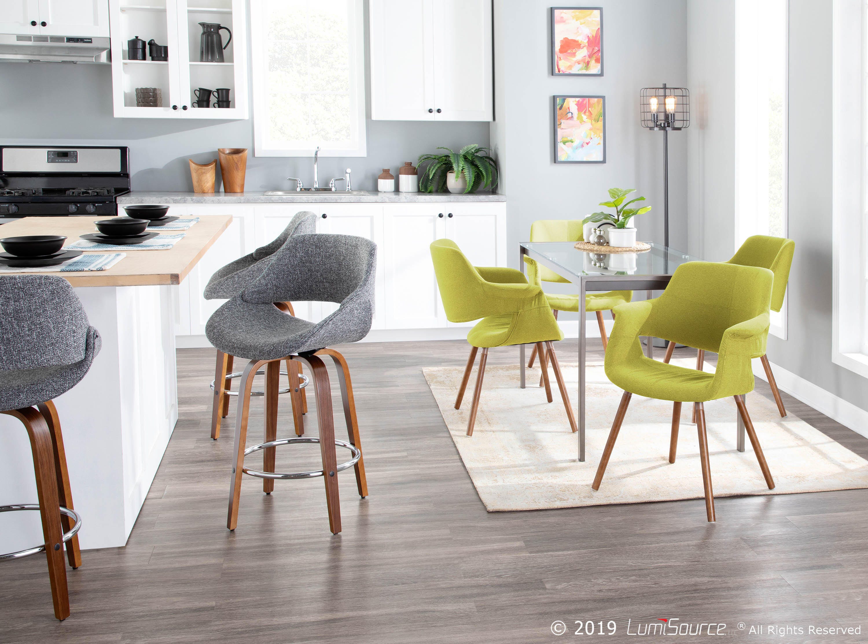 Click here for LumiSource Fabrico Counter Height Bar Stool (Set o... prices