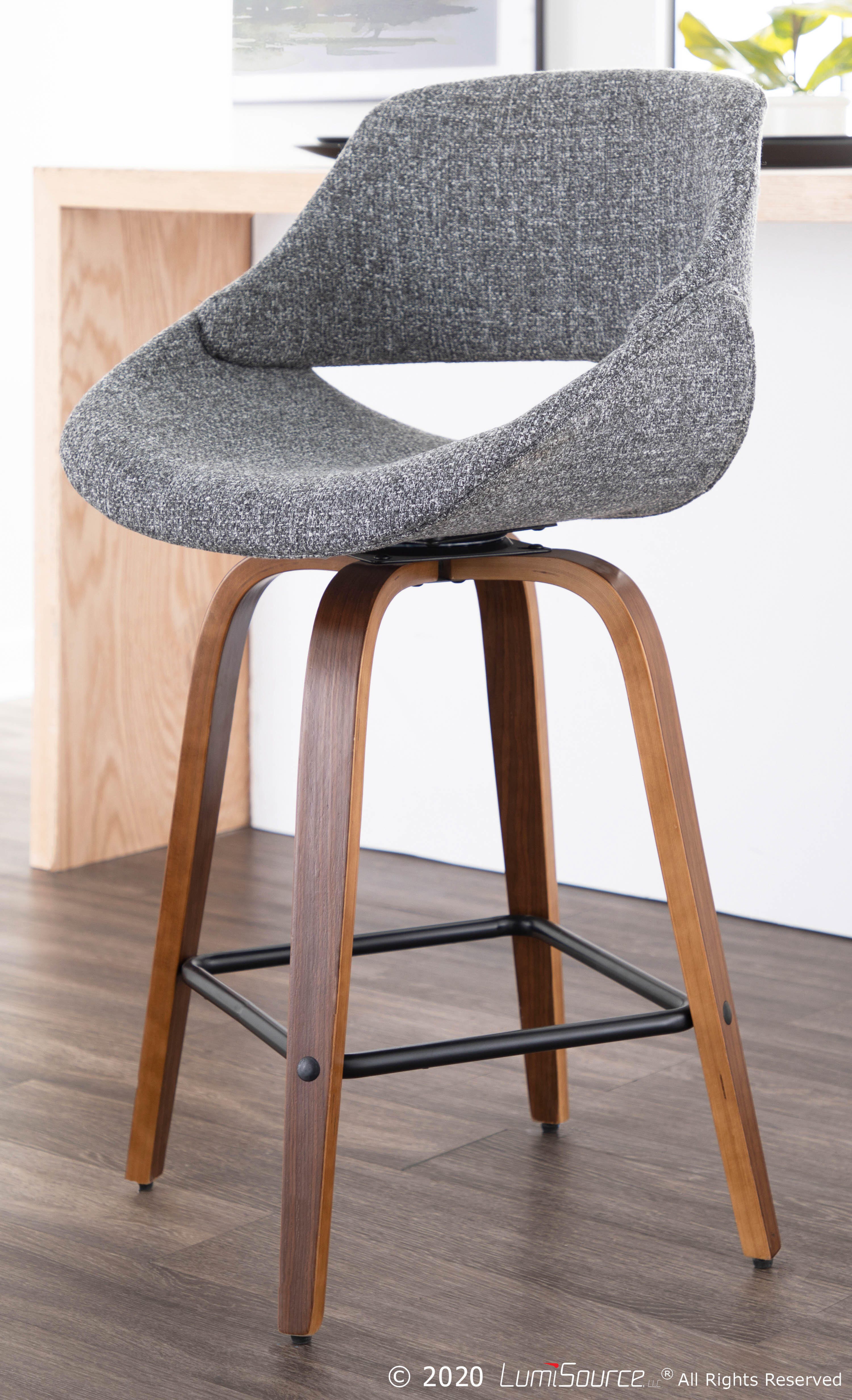 Click here for LumiSource Fabrico Counter Height Bar Stool (Set o... prices