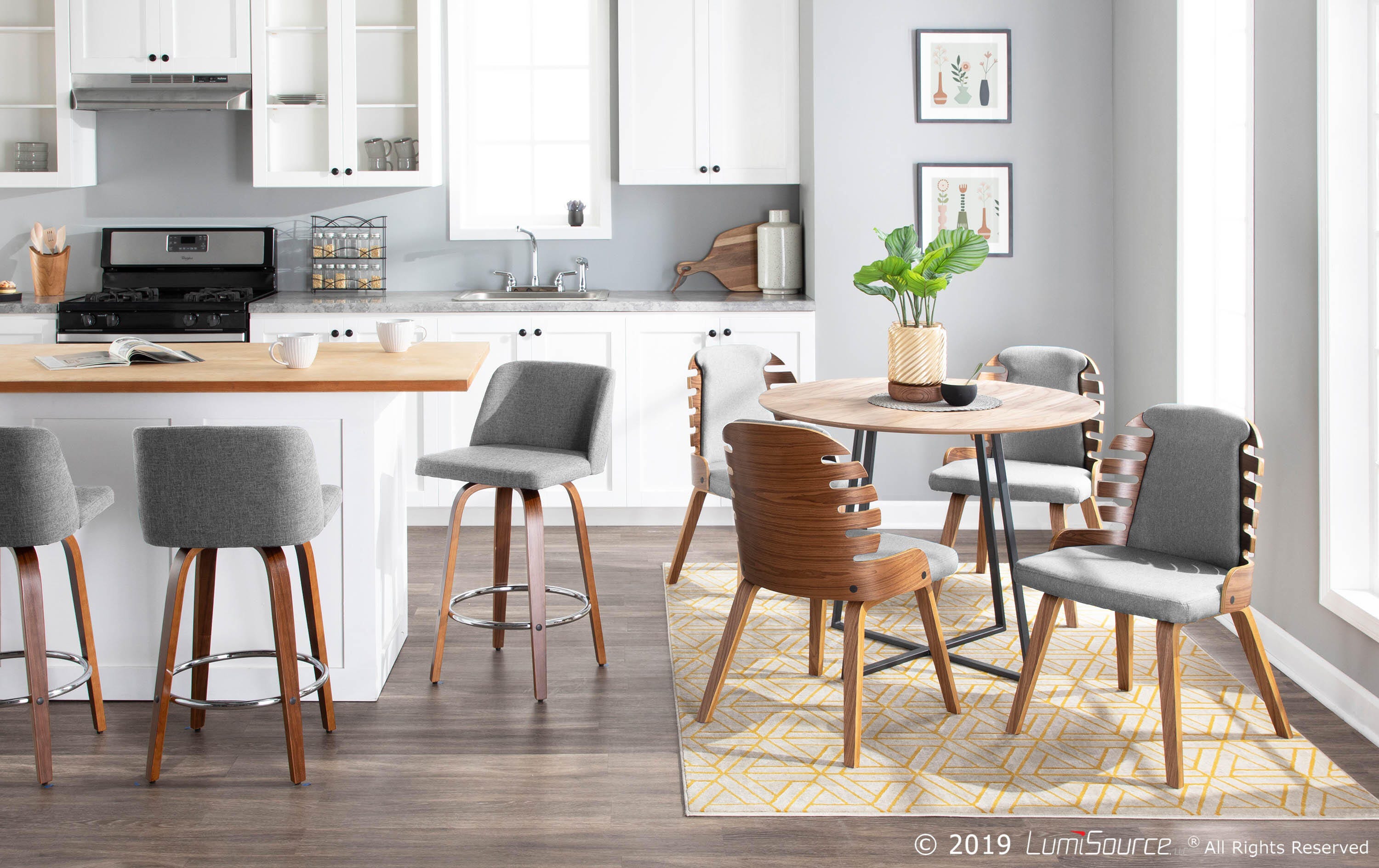 Click here for LumiSource Toriano Counter Height Bar Stool (Set o... prices