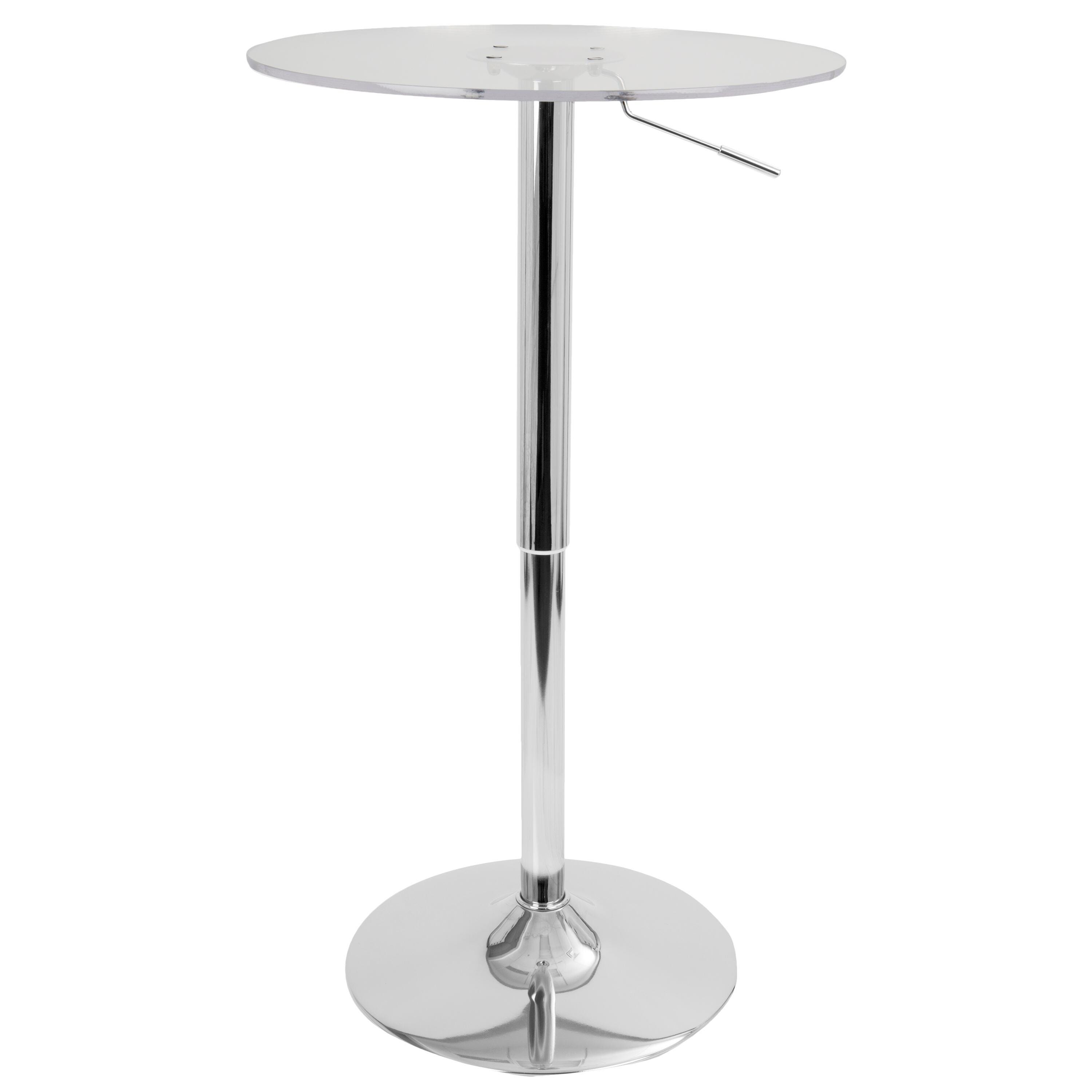 Click here for LumiSource Adjustable Height Bar Table   Clear  Me... prices