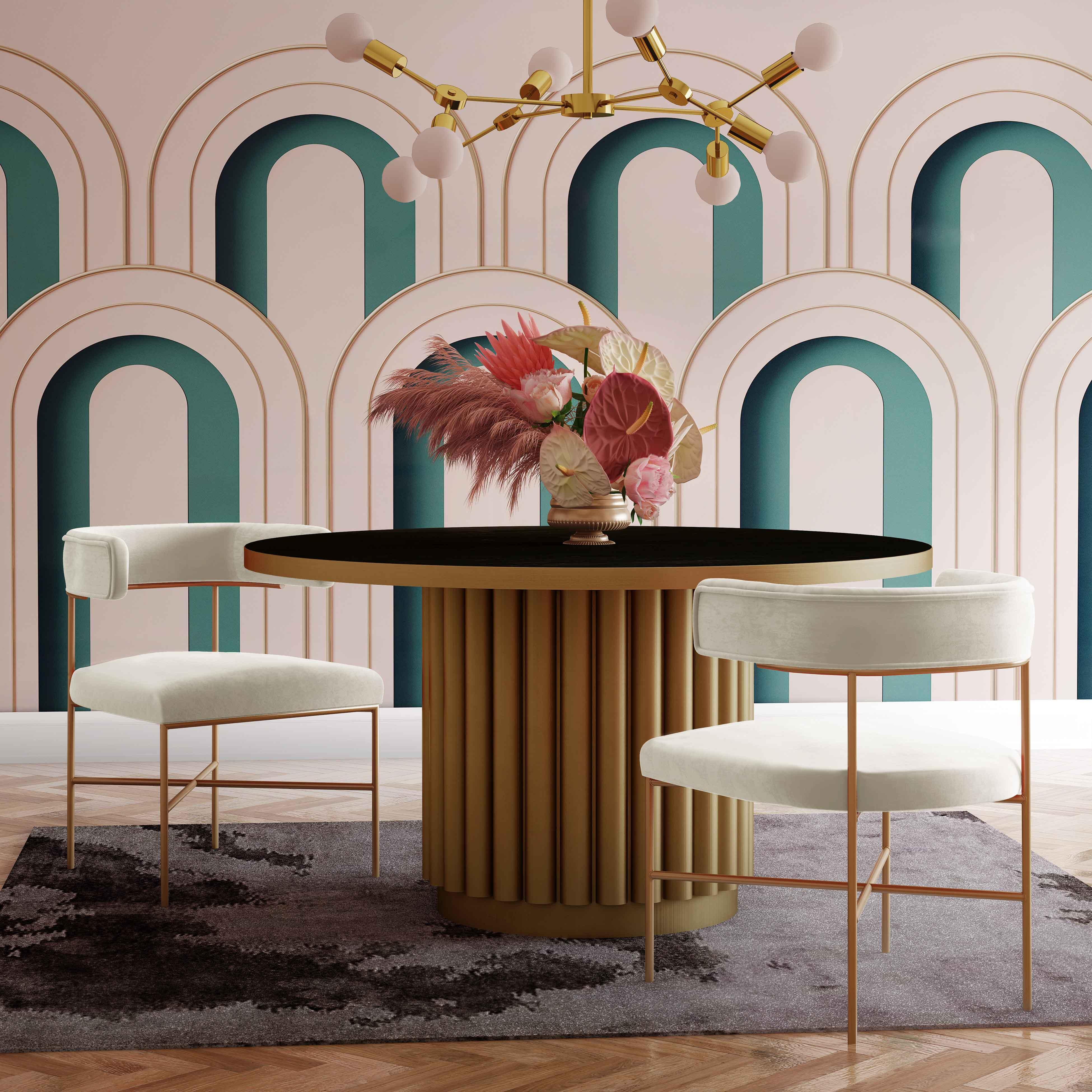 Click here for TOV Furniture Kim Performance Chair   Cream prices