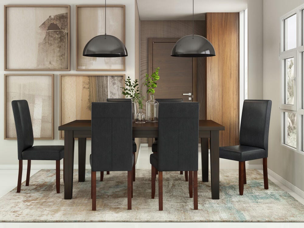 Click here for Acadian Parson Dining Chair (Set of 2)  Black prices