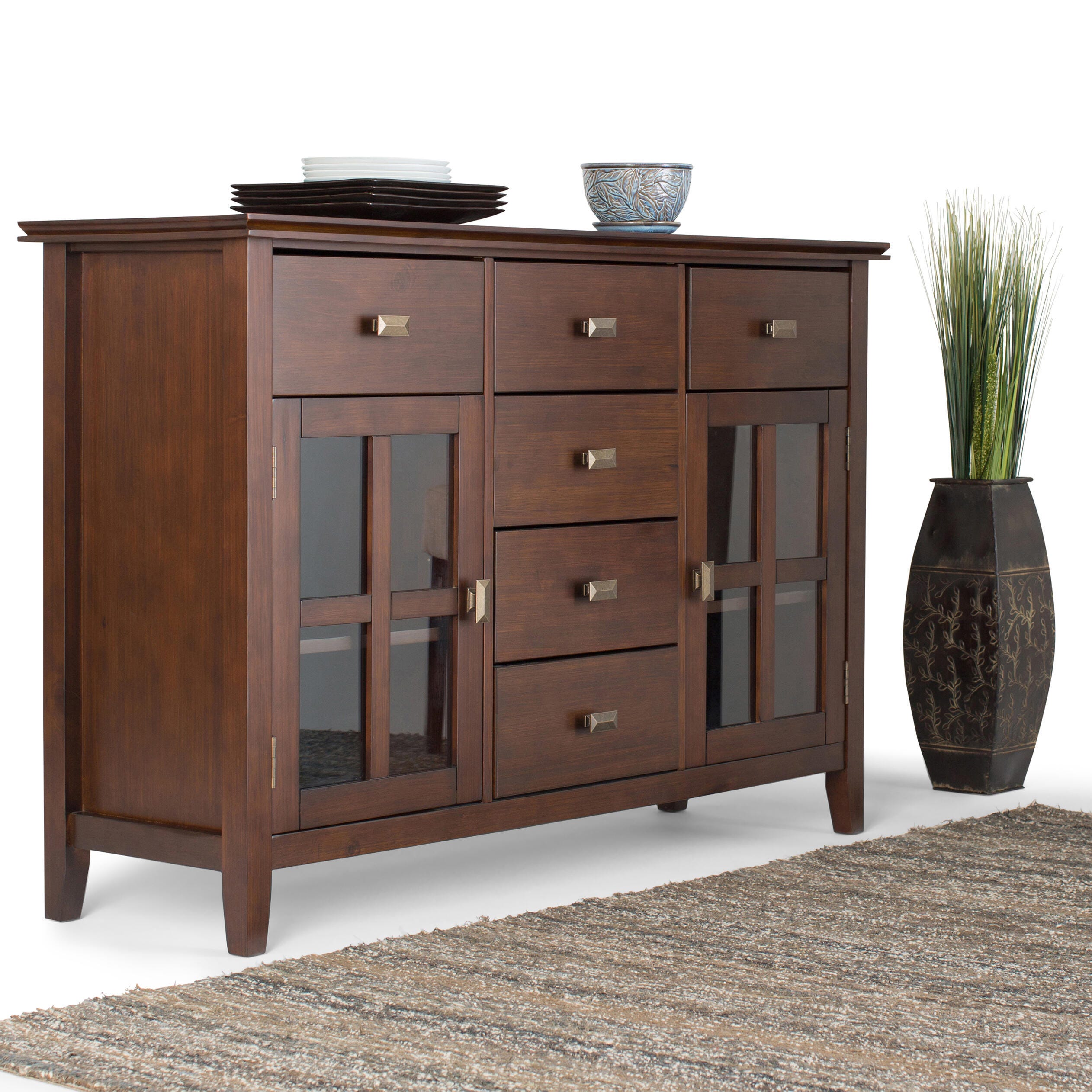 Click here for Simpli Home Artisan Buffet  Russet Brown prices