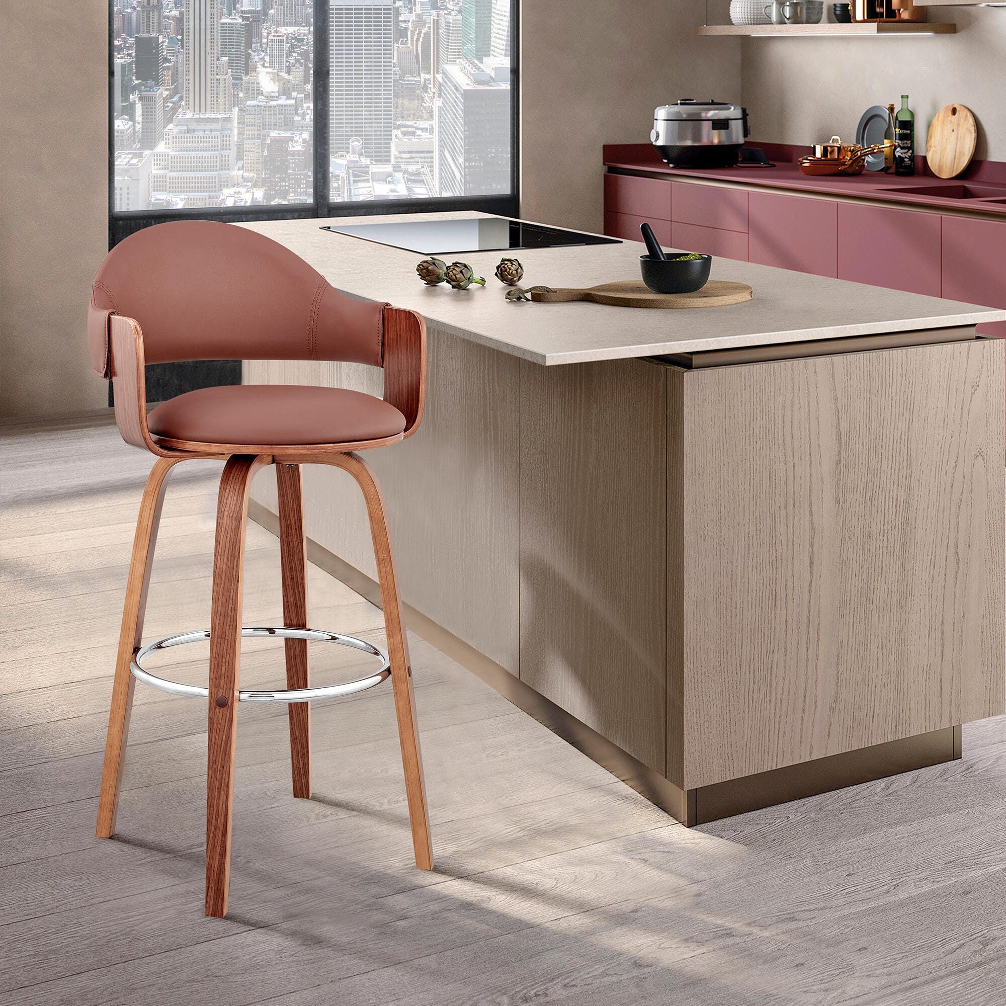 Click here for Daxton Barstool  Brown/Walnut prices