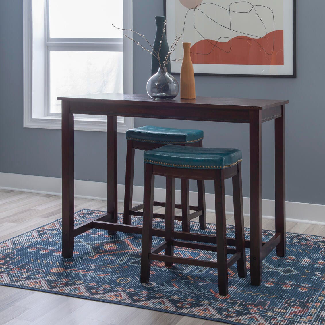 Click here for Linon Claridge Counter Height Dining Table and 2 B... prices