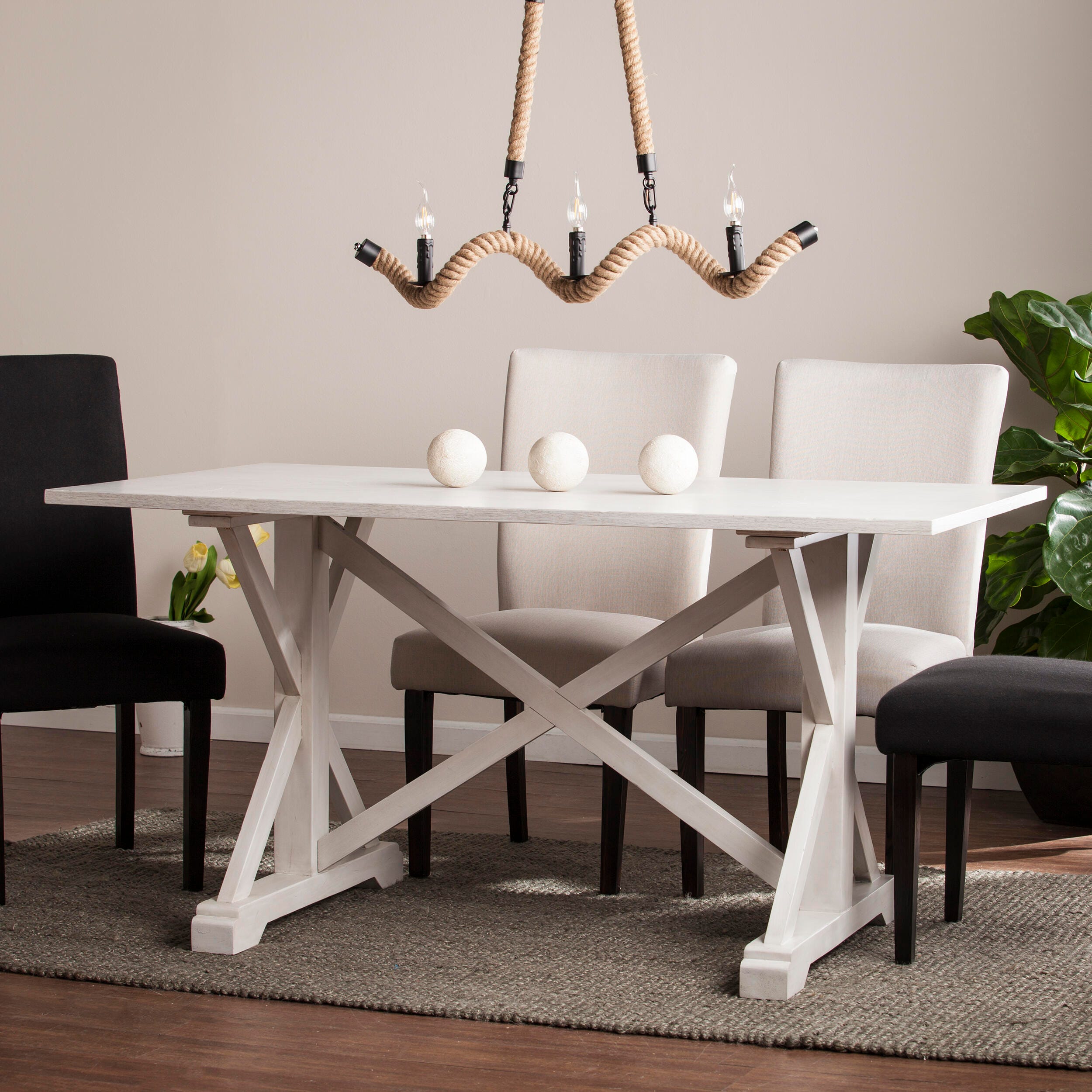 Click here for Southern Enterprises Furniture Leshire Dining Tabl... prices