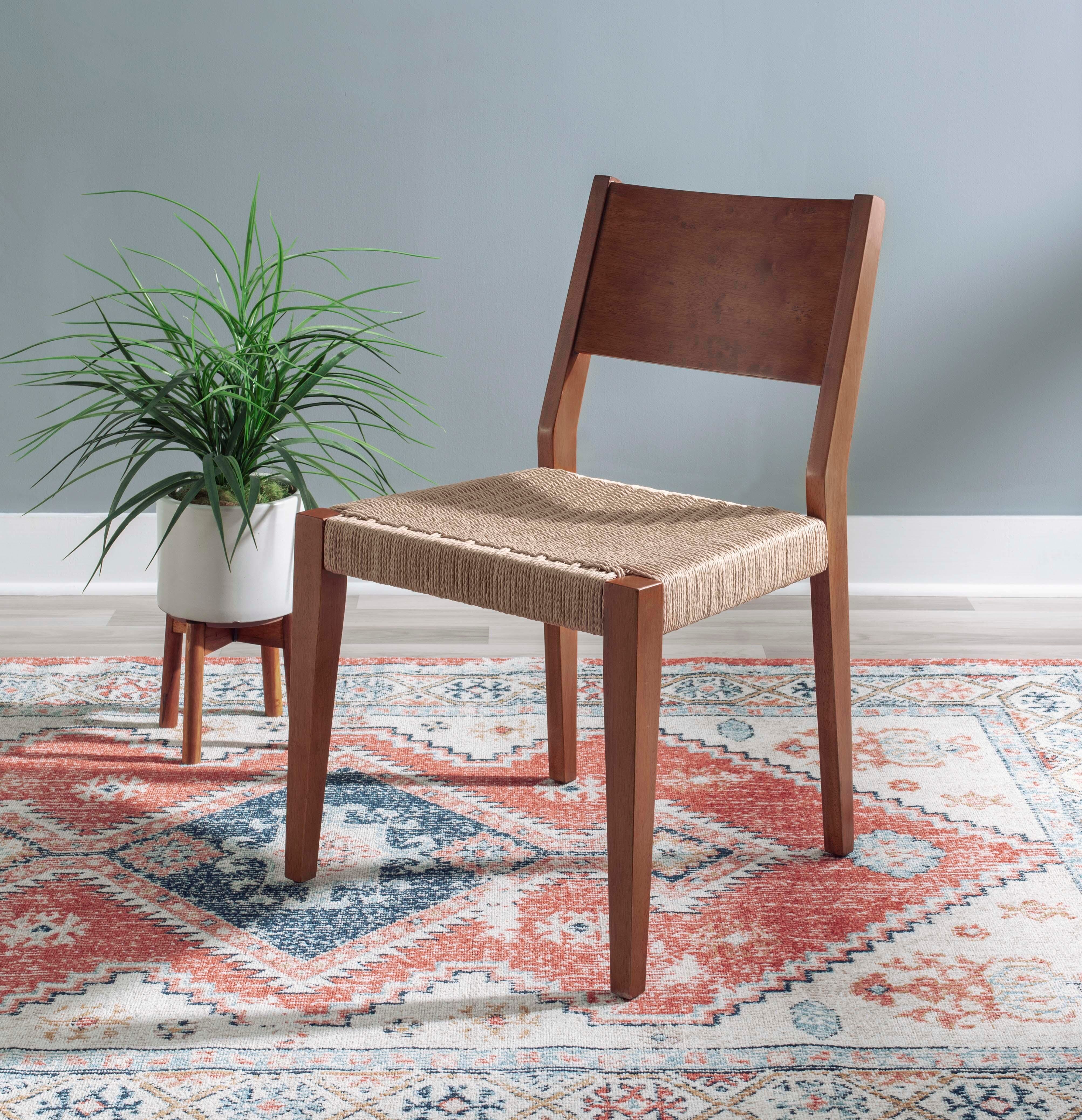 Click here for Linon Farren Dining Chairs (Set of 2)  Brown prices
