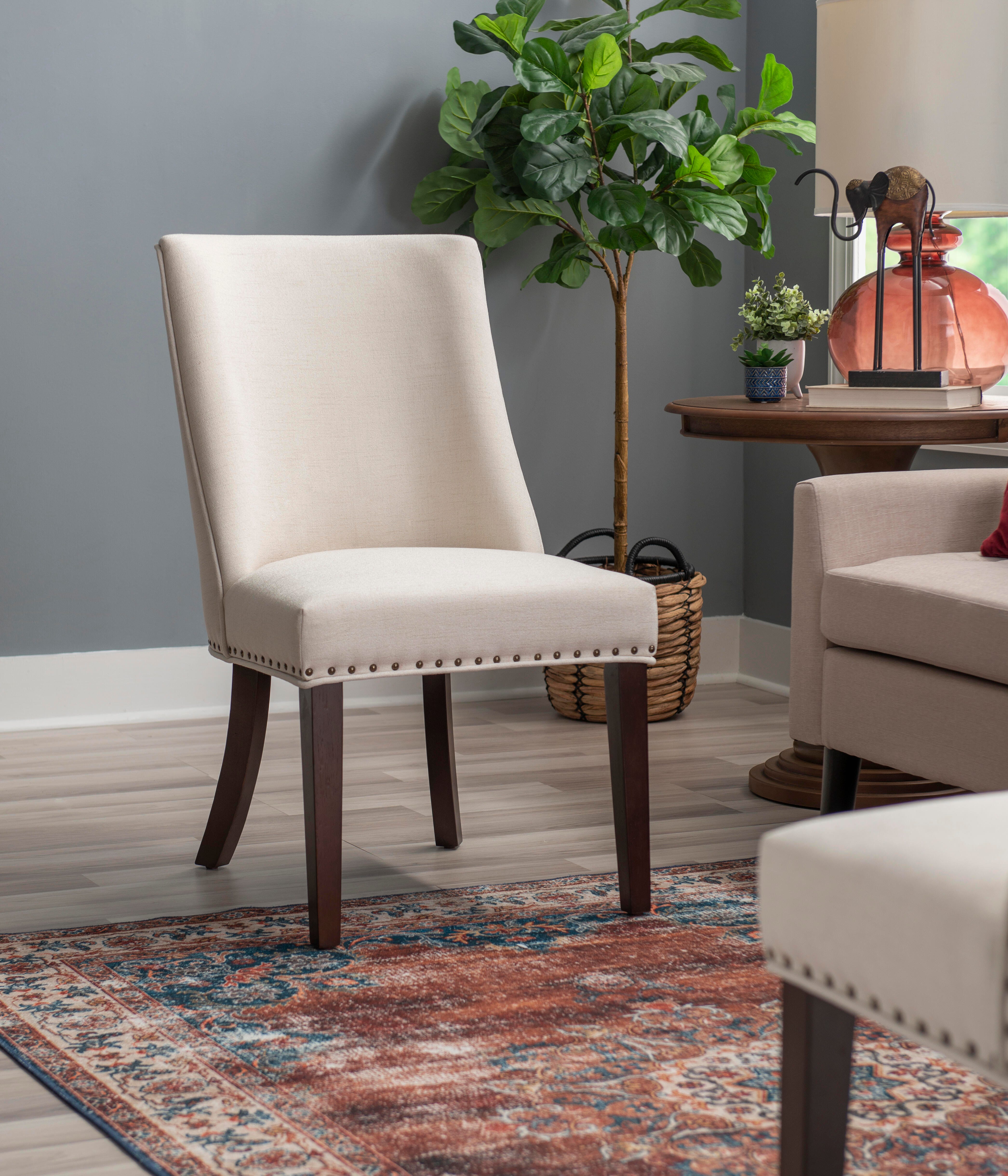 Click here for Linon Gentry Dining Chairs (Set of 2)  Espresso/Cr... prices