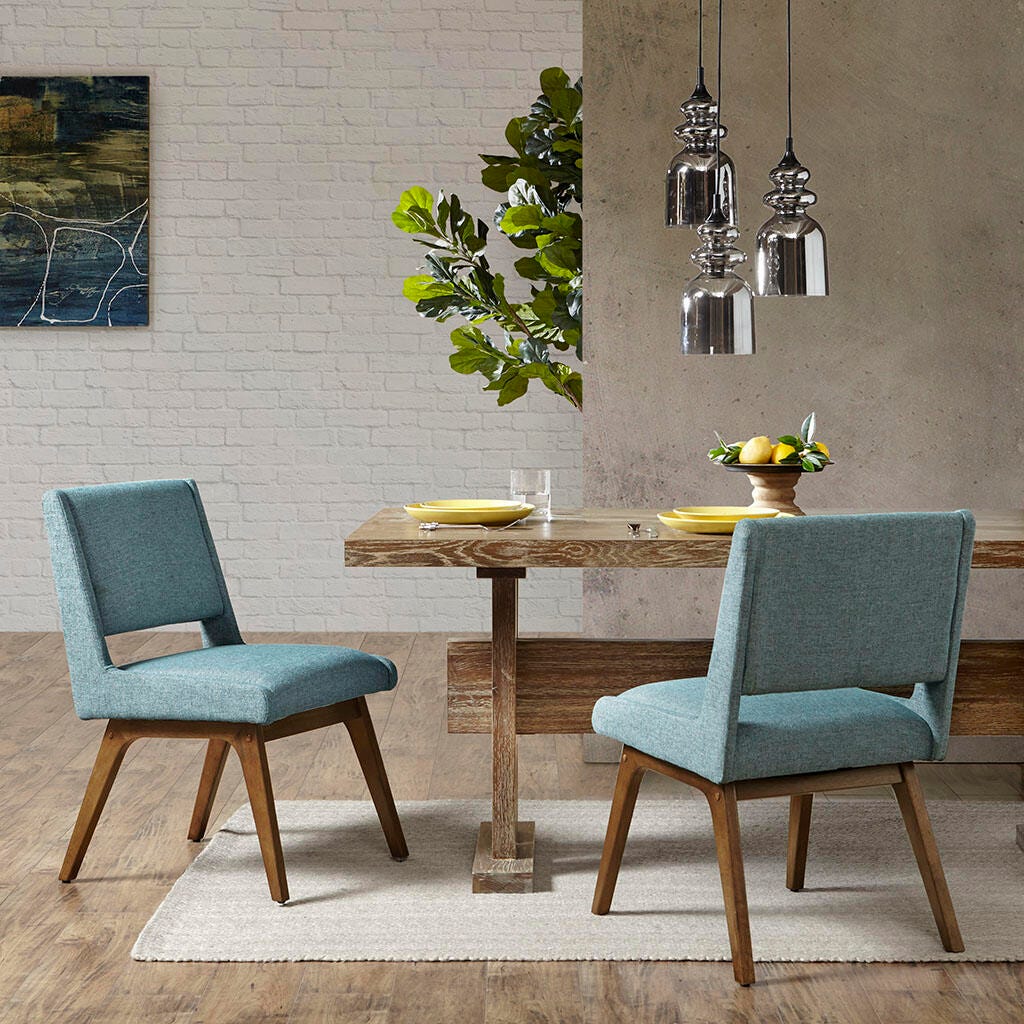 Click here for Boomerang Dining Chairs (Set of 2)  Blue prices