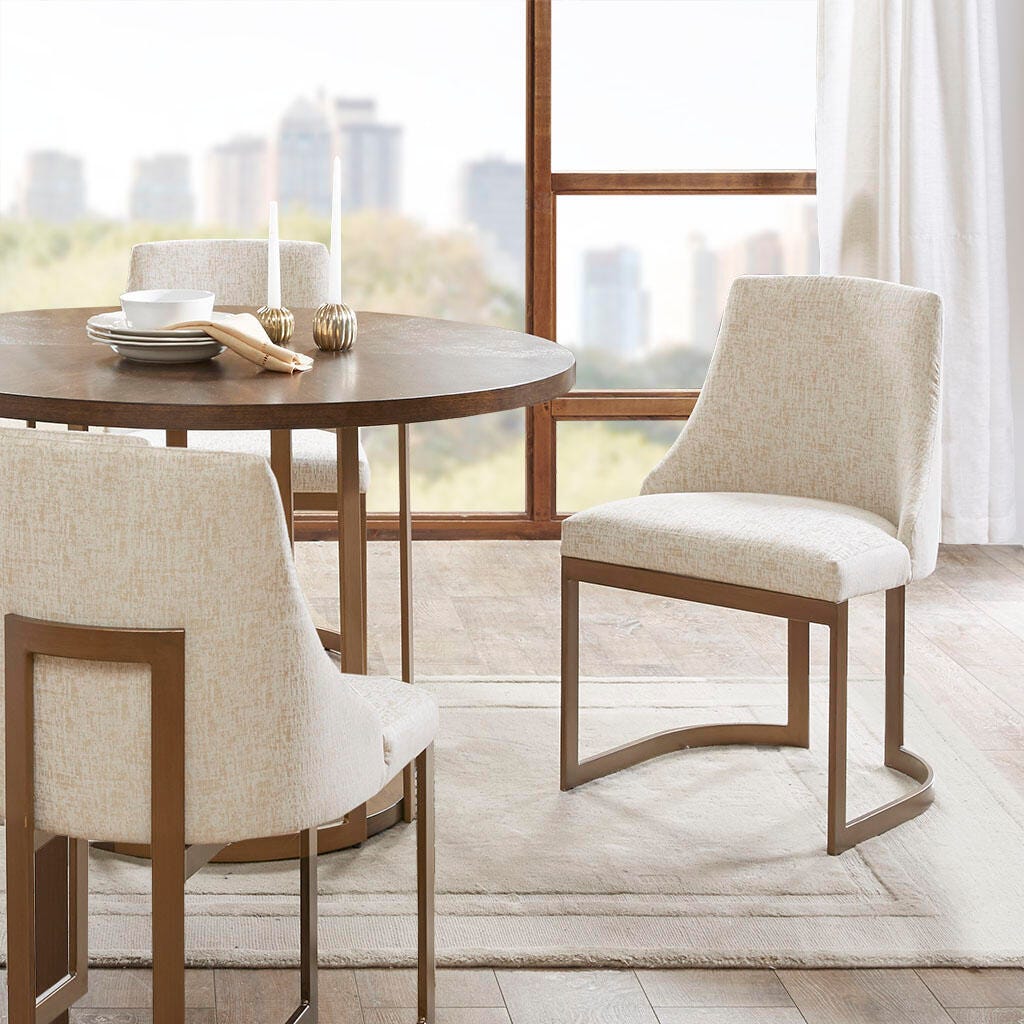 Click here for Bryce Dining Chairs (Set of 2)  Cream prices