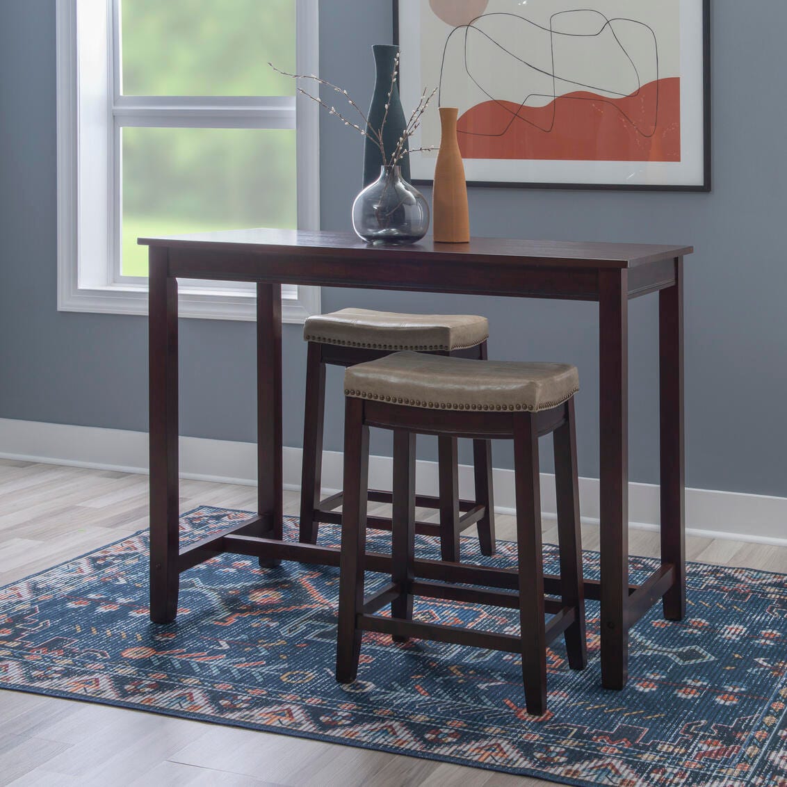 Click here for Linon Claridge Counter Height Dining Table and 2 B... prices