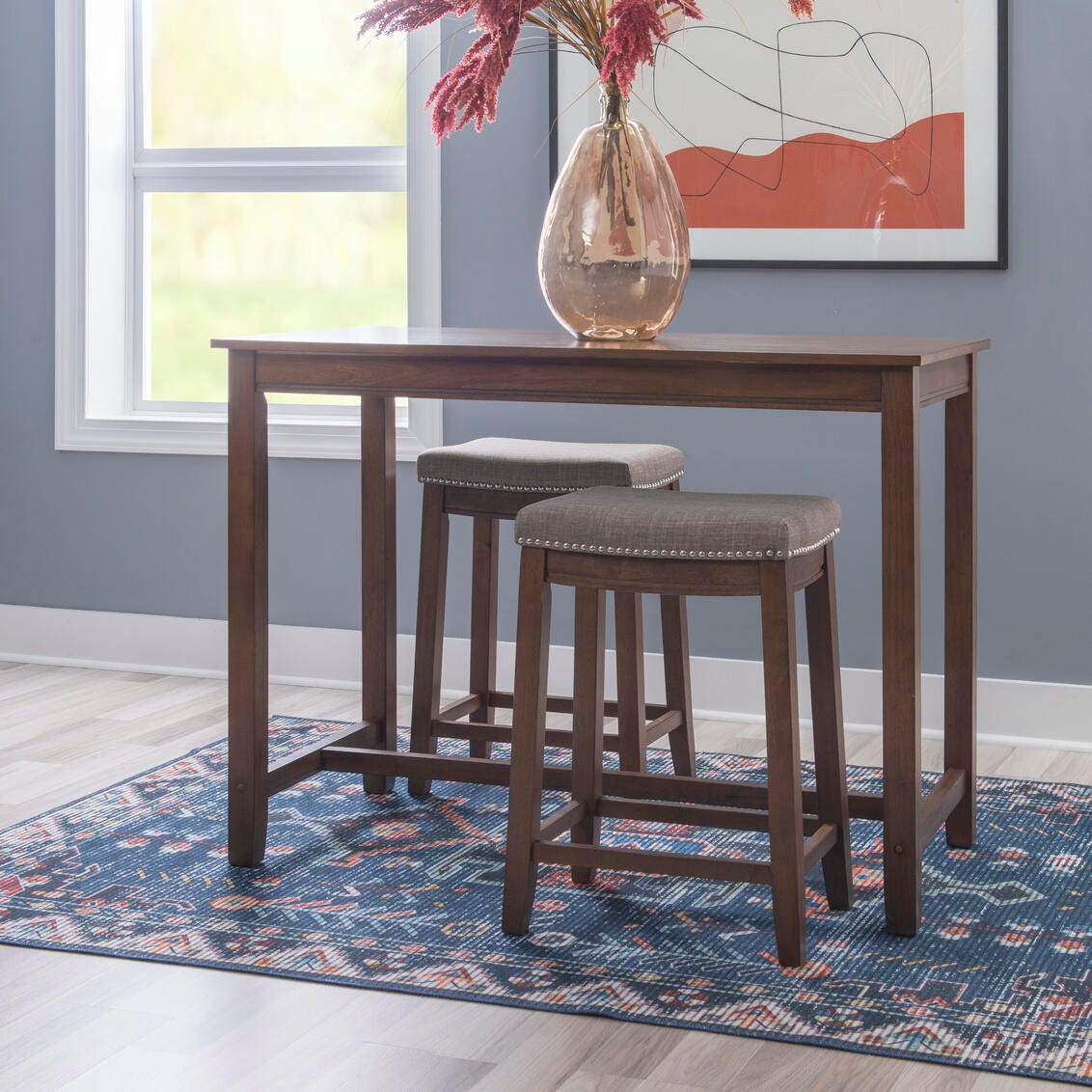 Click here for Linon Claridge Counter Height Dining Table and 2 B... prices