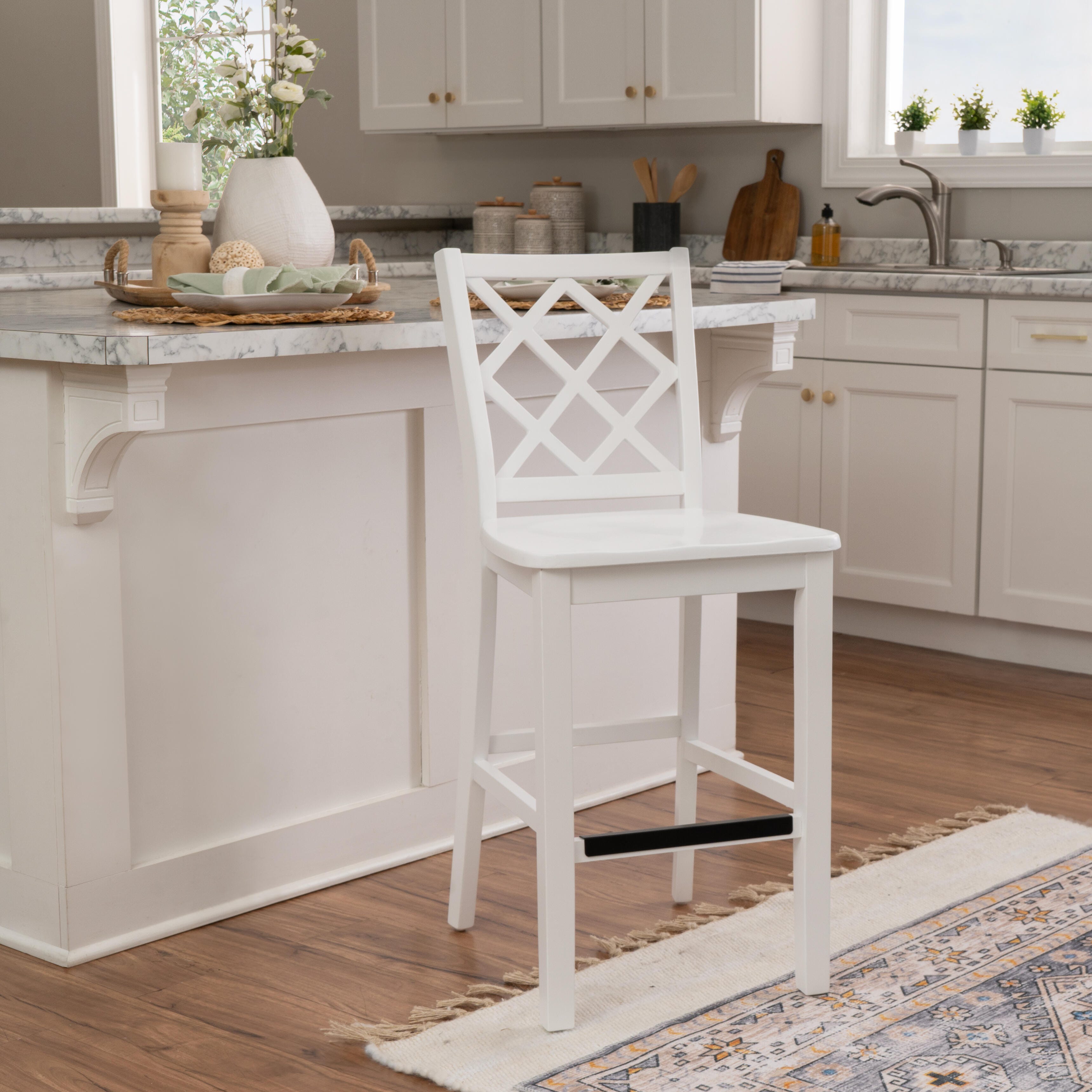 Click here for Linon Kolt Counter Stool  White prices