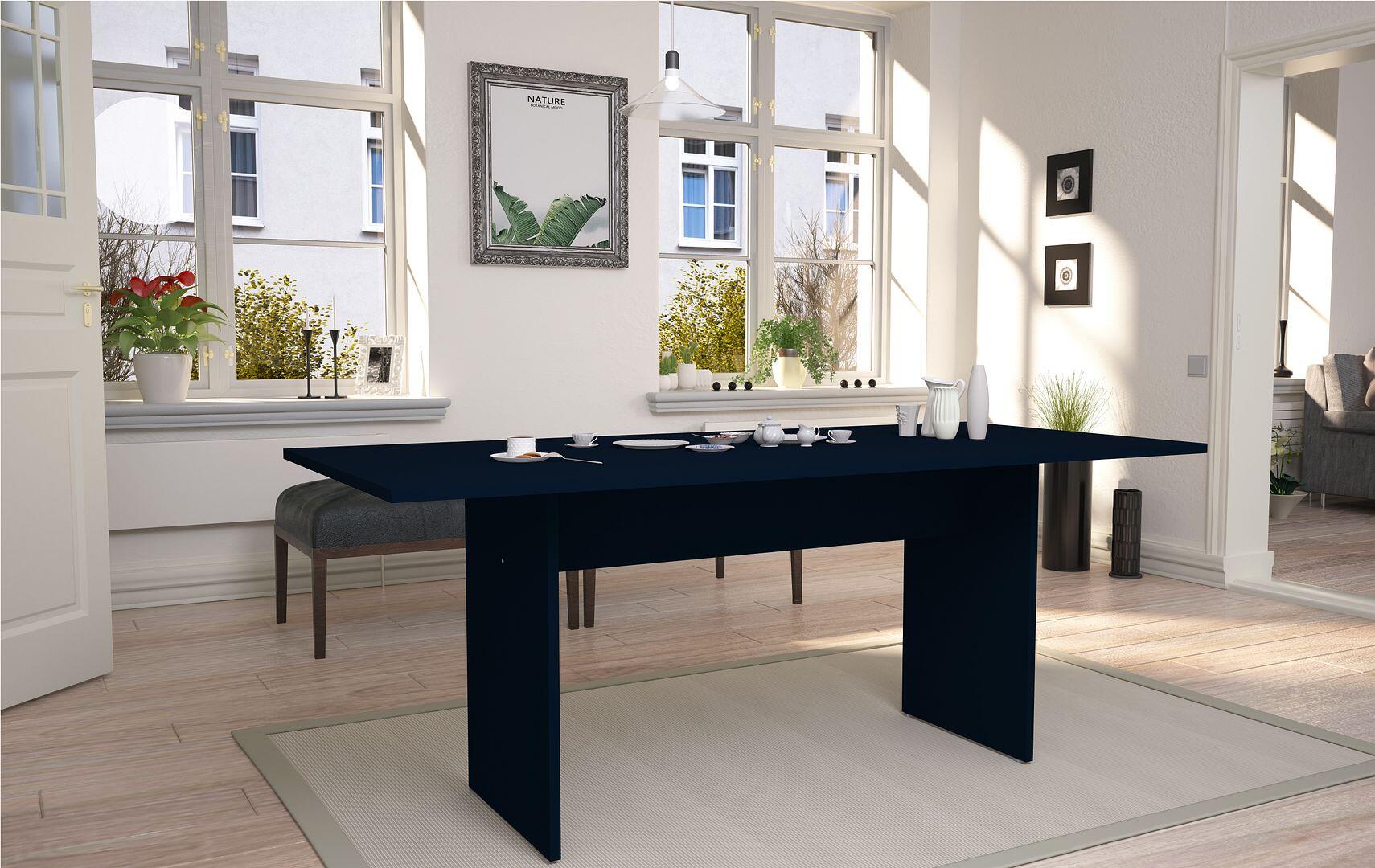 Click here for Manhattan Comfort Nomad Dining Table  Blue prices