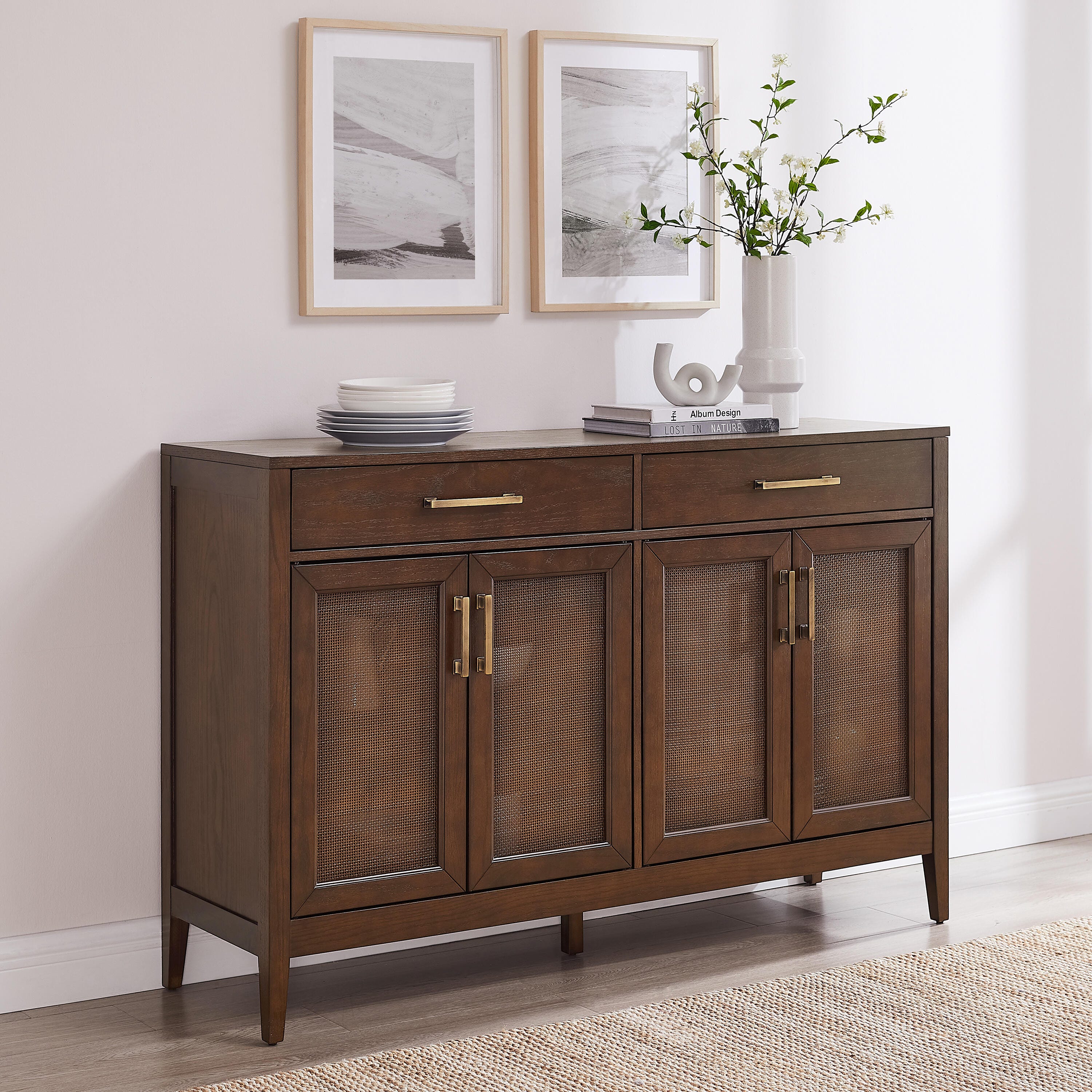 Click here for Crosley Furniture Milo Sideboard  Dark Brown prices