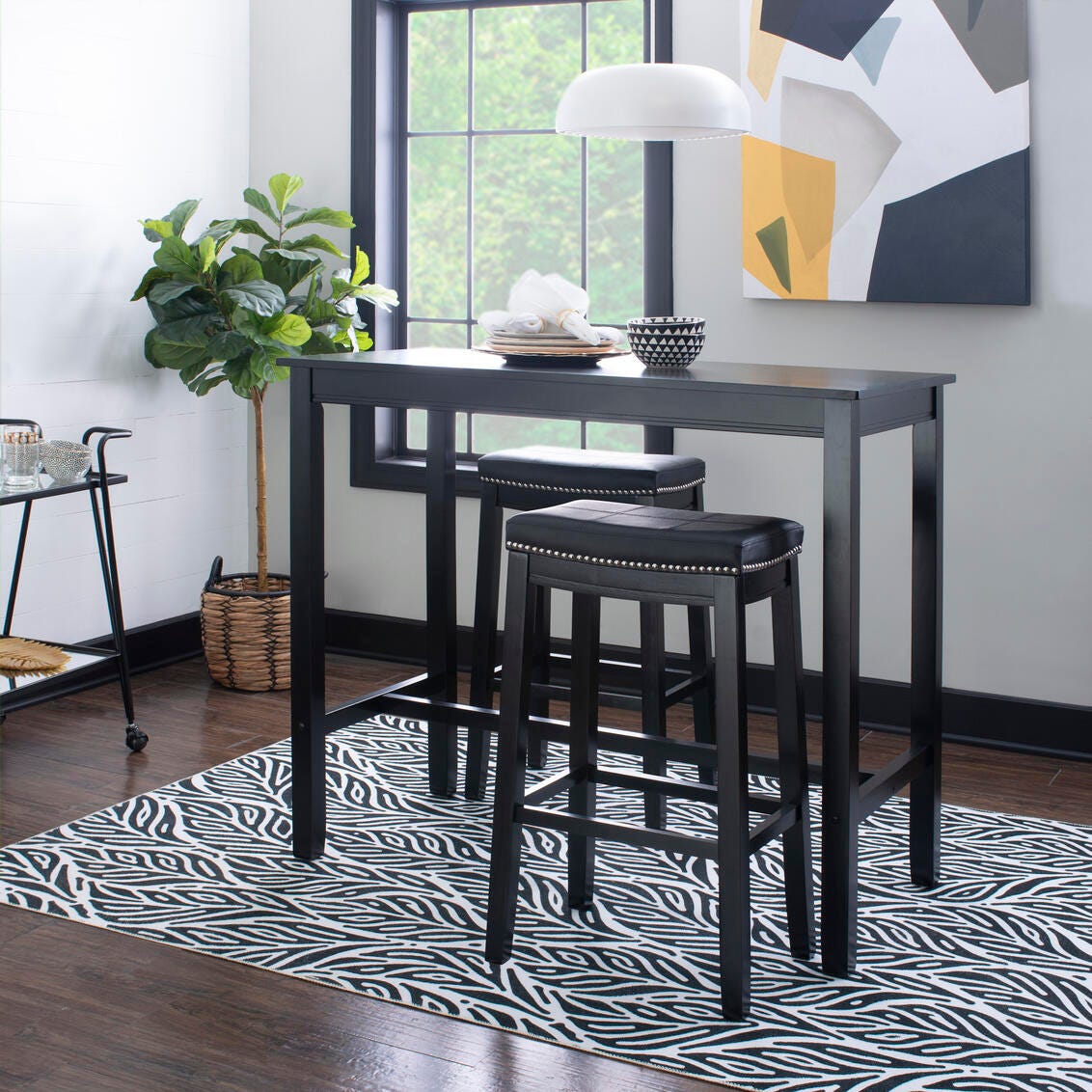 Click here for Linon Claridge Bar Height Dining Table and 2 Bar S... prices