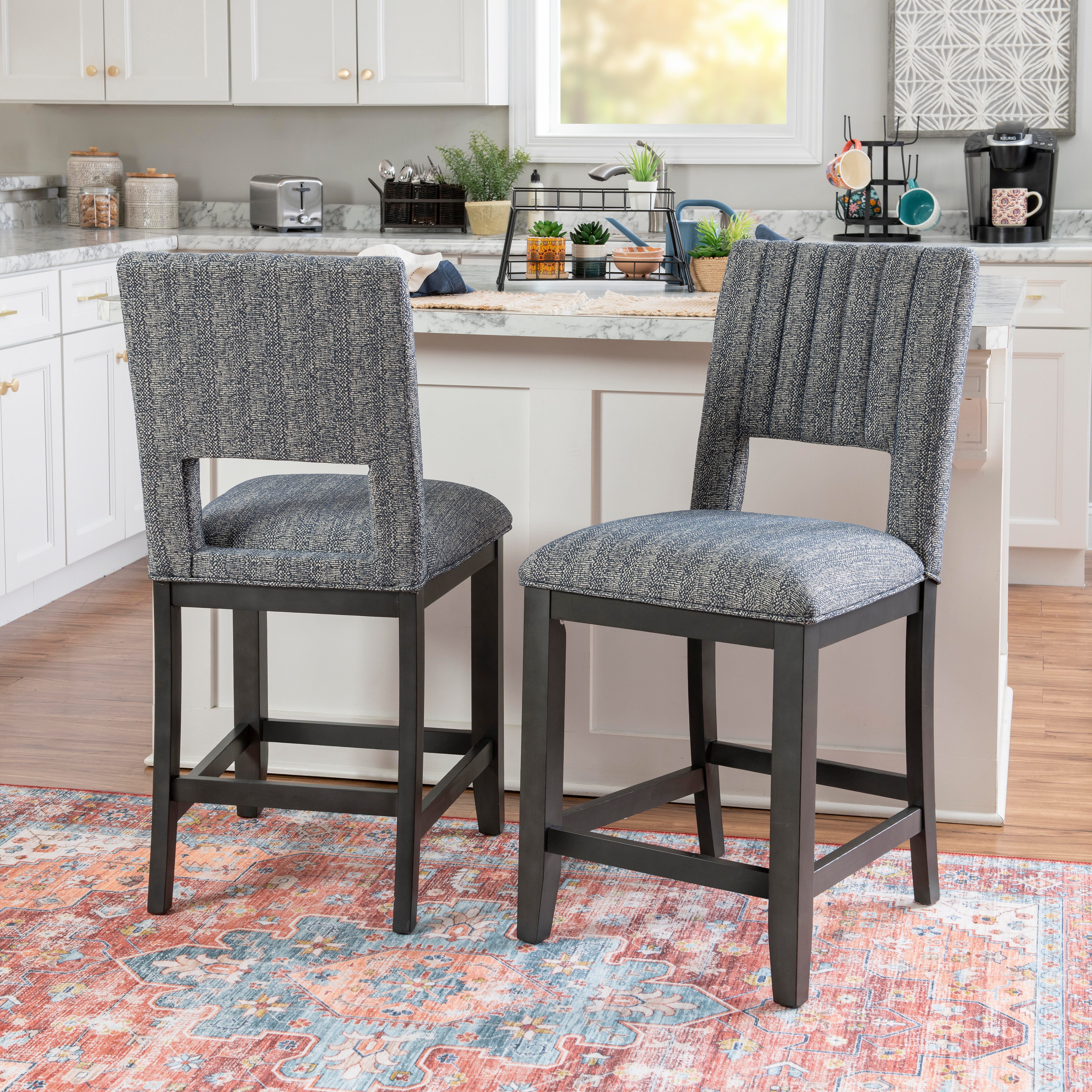 Click here for Linon Opal Counter Stool (Set of 2)  Charcoal prices