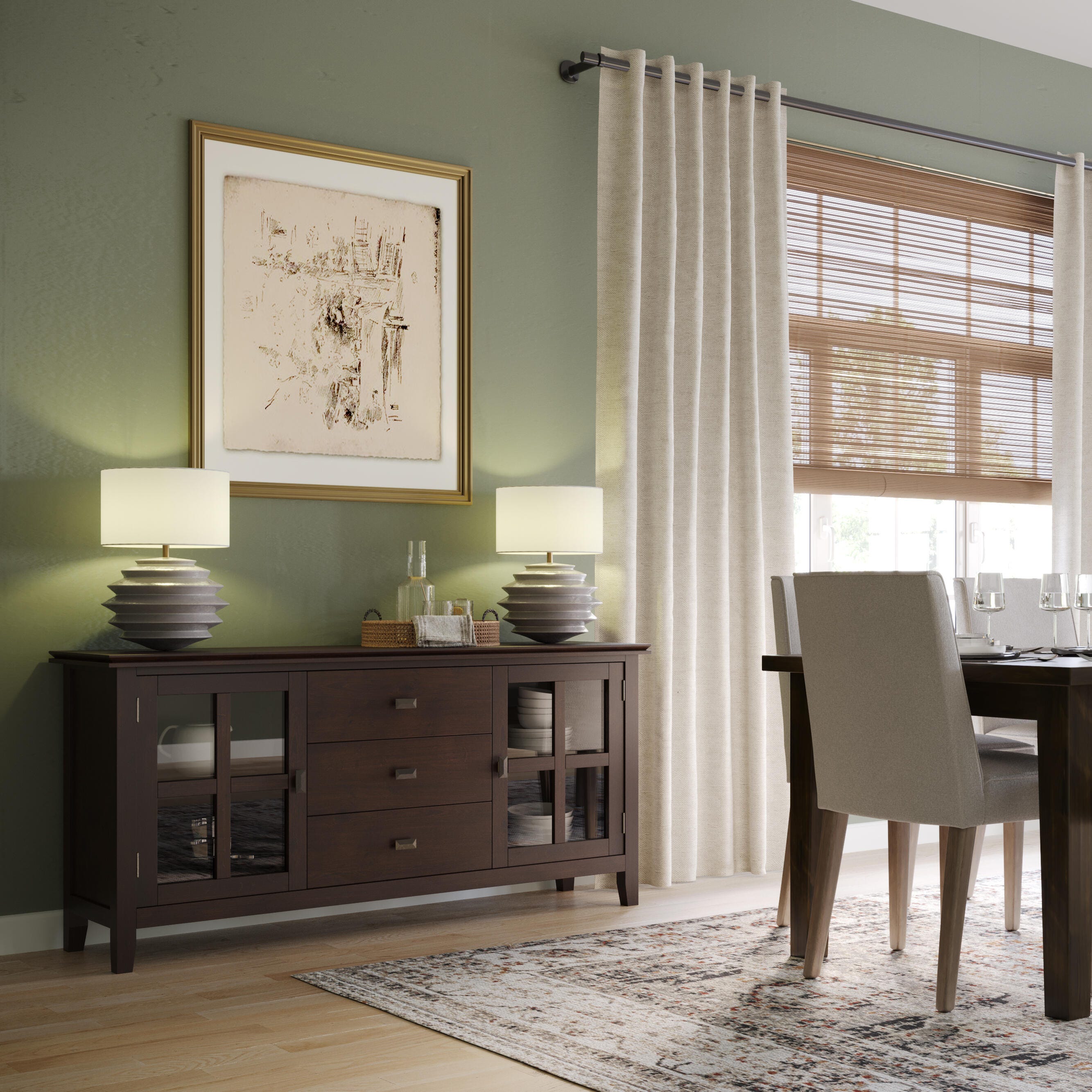 Click here for Simpli Home Artisan Sideboard Buffet  Walnut prices