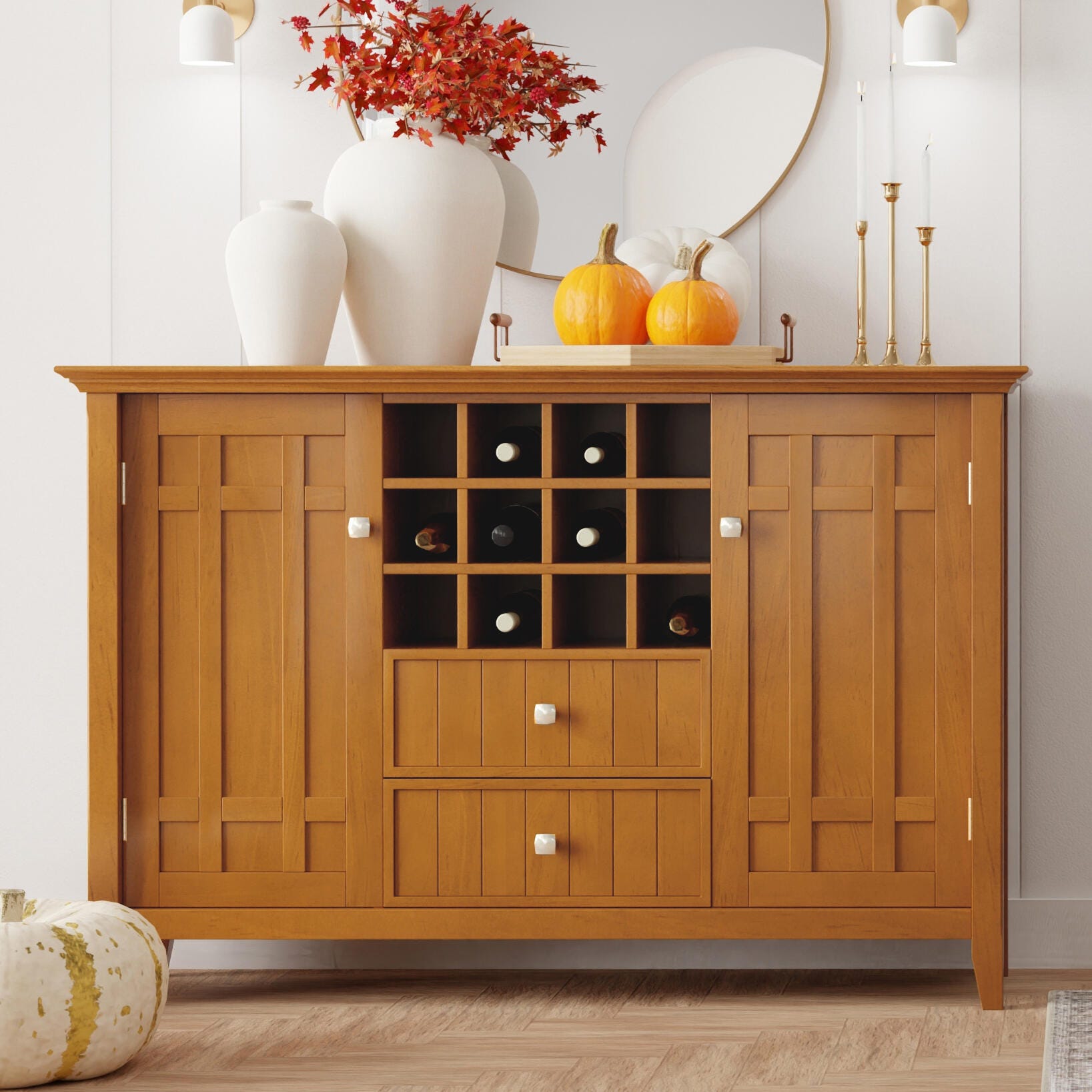 Click here for Simpli Home Bedford Sideboard Buffet  Light Golden... prices