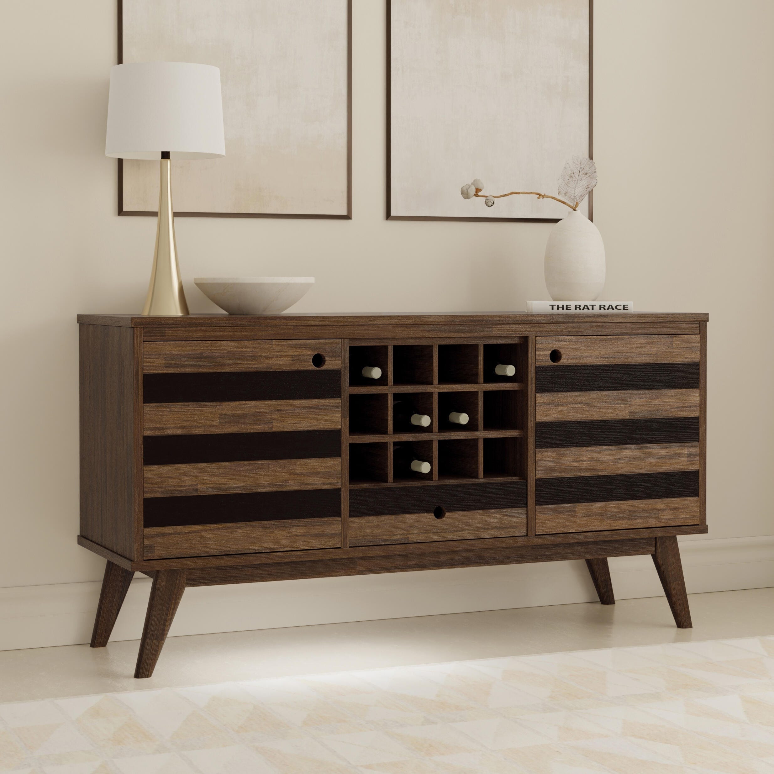Click here for Simpli Home Clarkson Sideboard with Wine Storage... prices