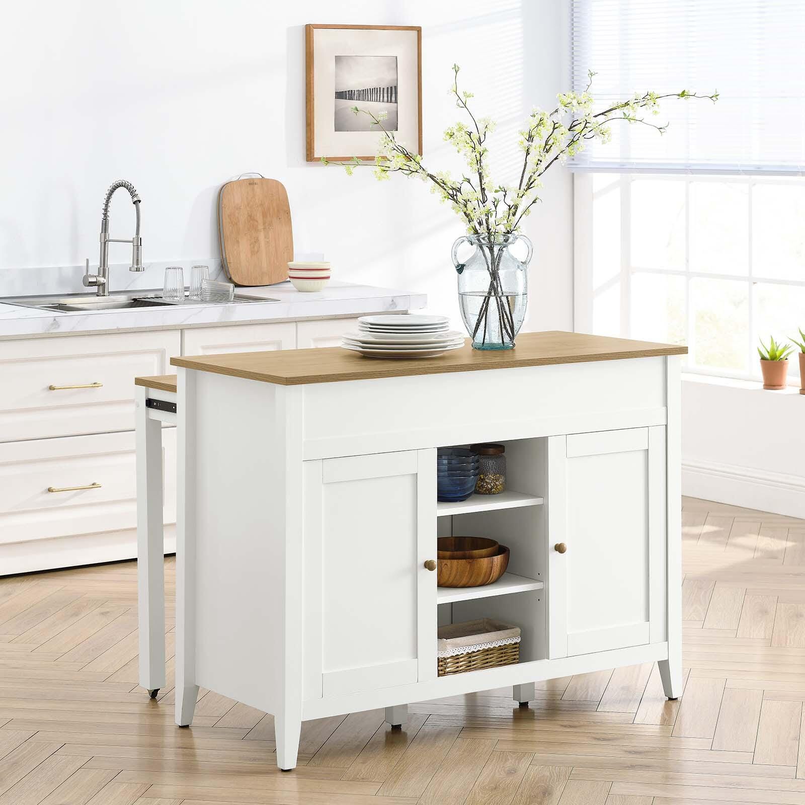 Click here for Garland Kitchen Island  Oak/White prices